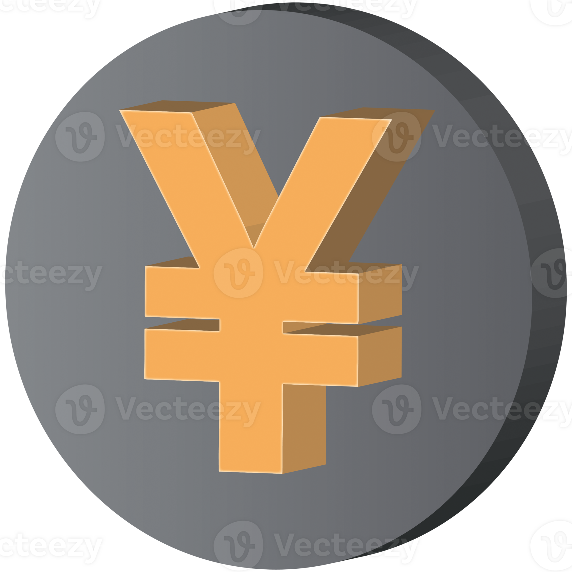 3d Yuan Currency Coin Symbol Graphics 26458962 Png