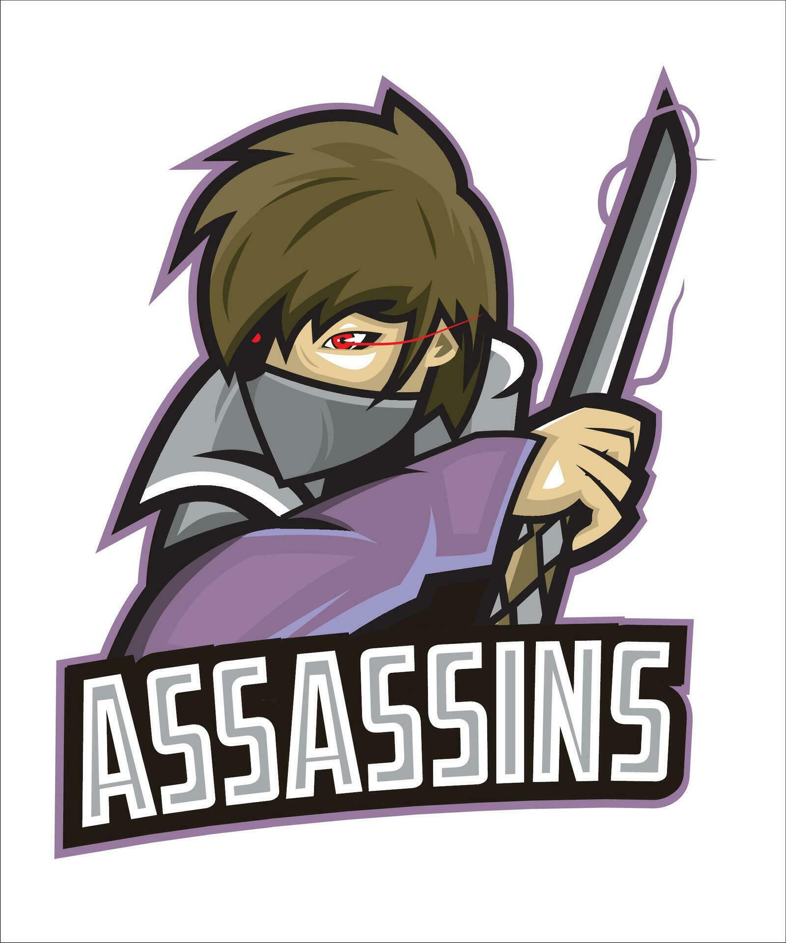 Assasin Logo Mascot Esport 26467860 Vector Art At Vecteezy