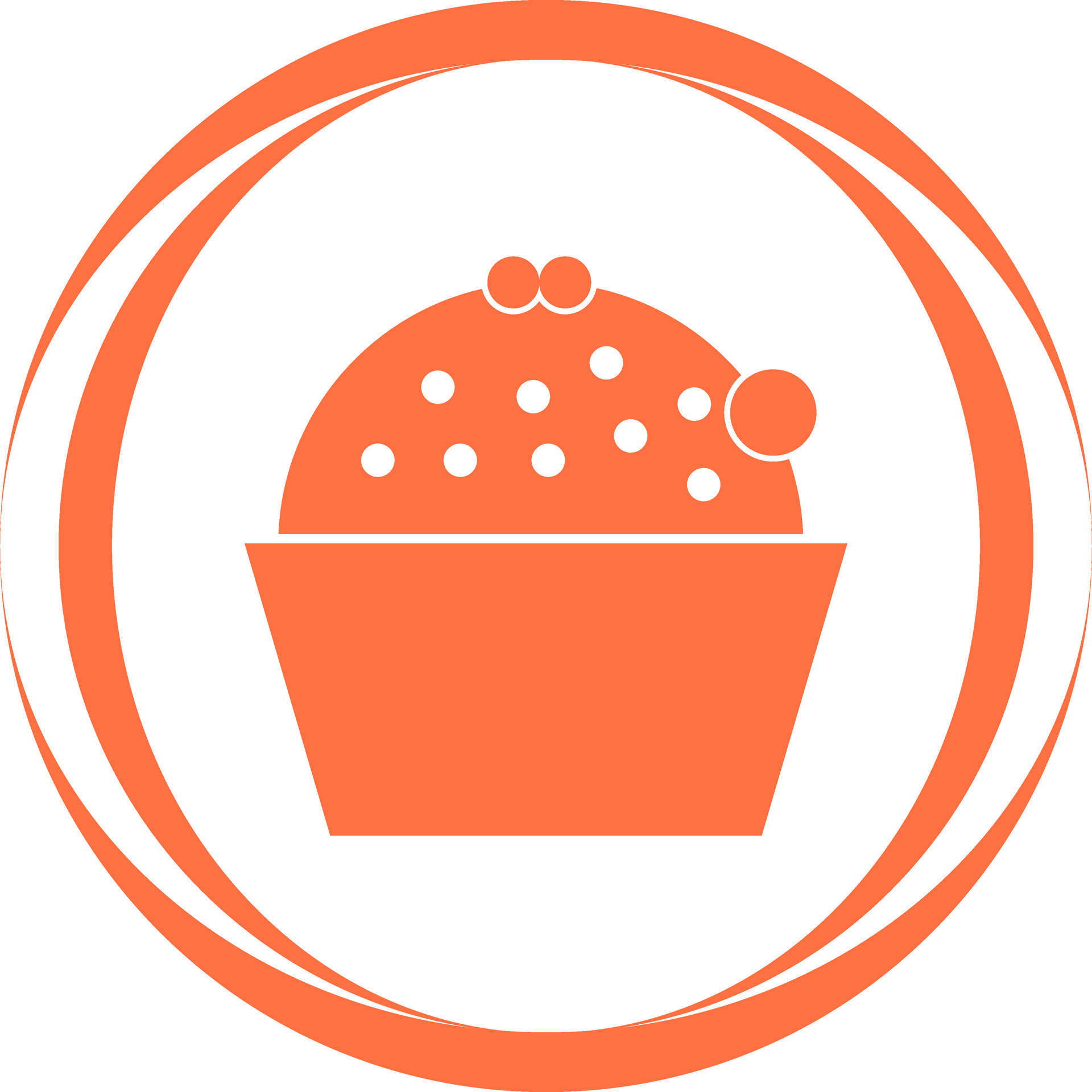 Cup Cake Vector Icon 26471505 Vector Art At Vecteezy
