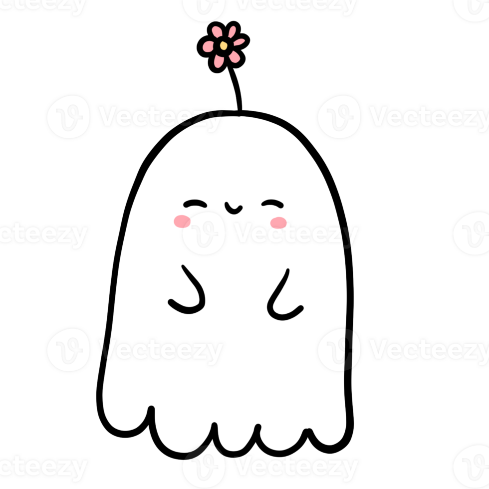 Cute Halloween Ghost 26472702 Png