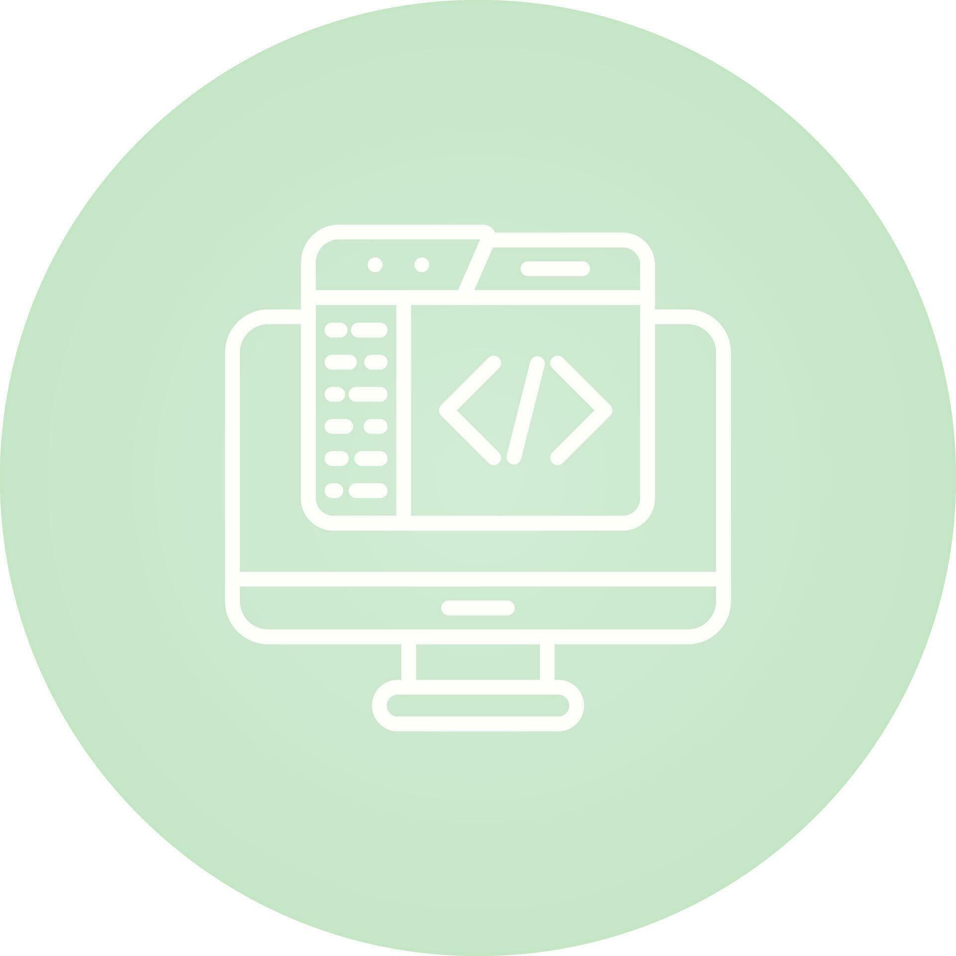 Code Editor Vector Icon 26473910 Vector Art at Vecteezy