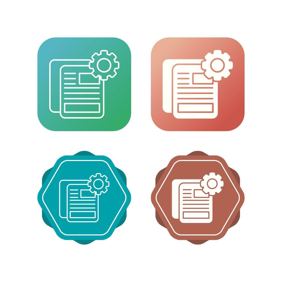 Document Setting Vector Icon 26478170 Vector Art at Vecteezy