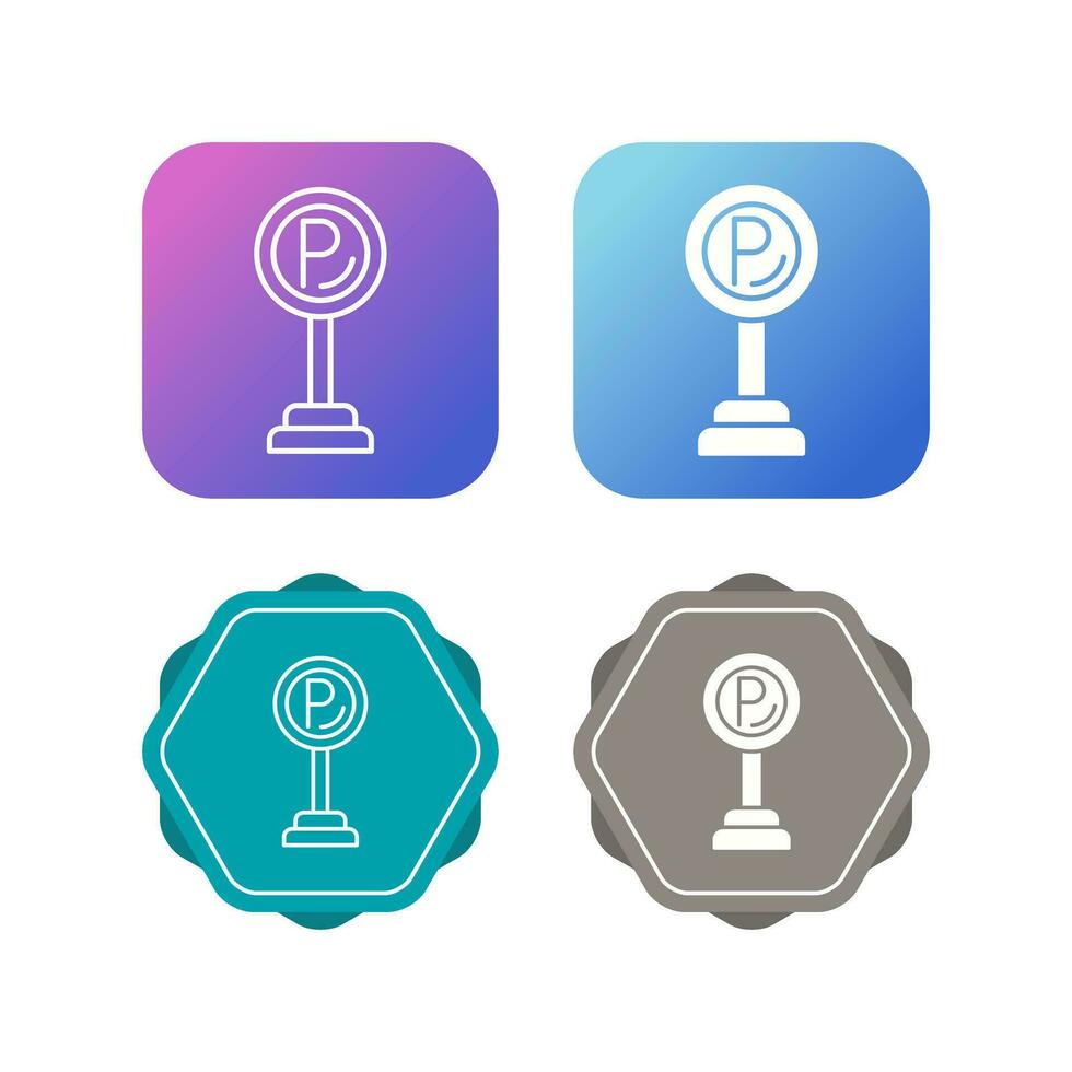 Parking Sign Vector Icon 26478524 Vector Art at Vecteezy