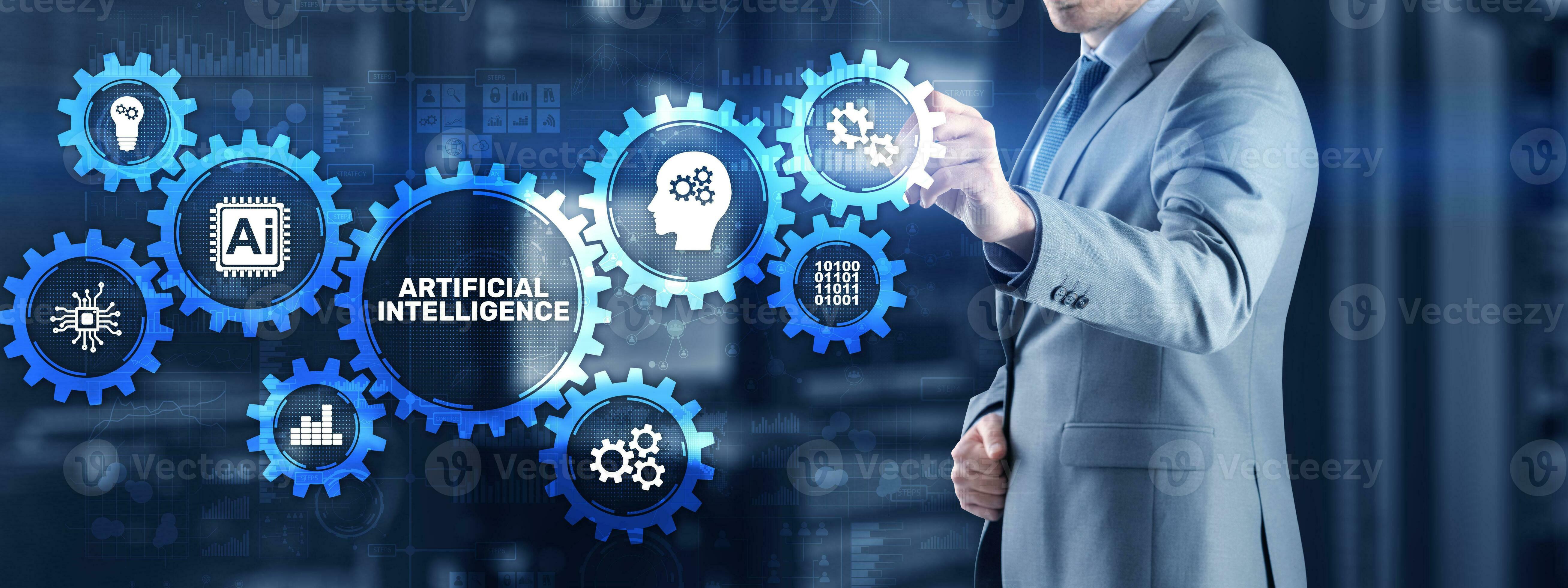 AI artificial intelligence machine learning neural network. Innovation ...