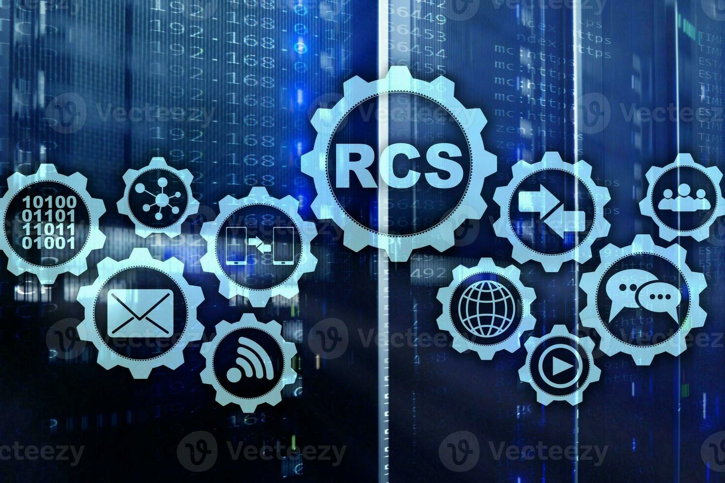 RCS. Rich Communication Services. Communication Protocol. Technology concept 26483655 Stock ...
