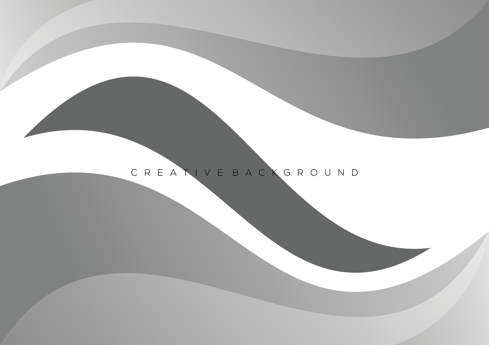 gray gradient background design abstract wave 26485493 Vector Art at ...
