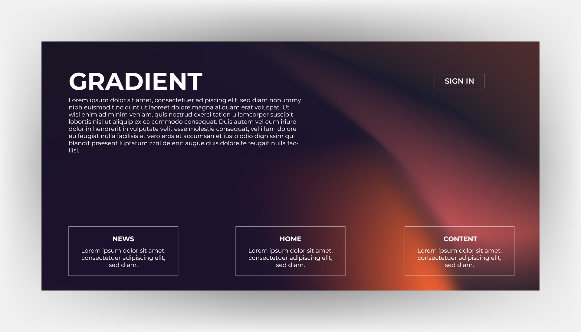 Modern Background Design with Gradient and Minimalist Gradient ...