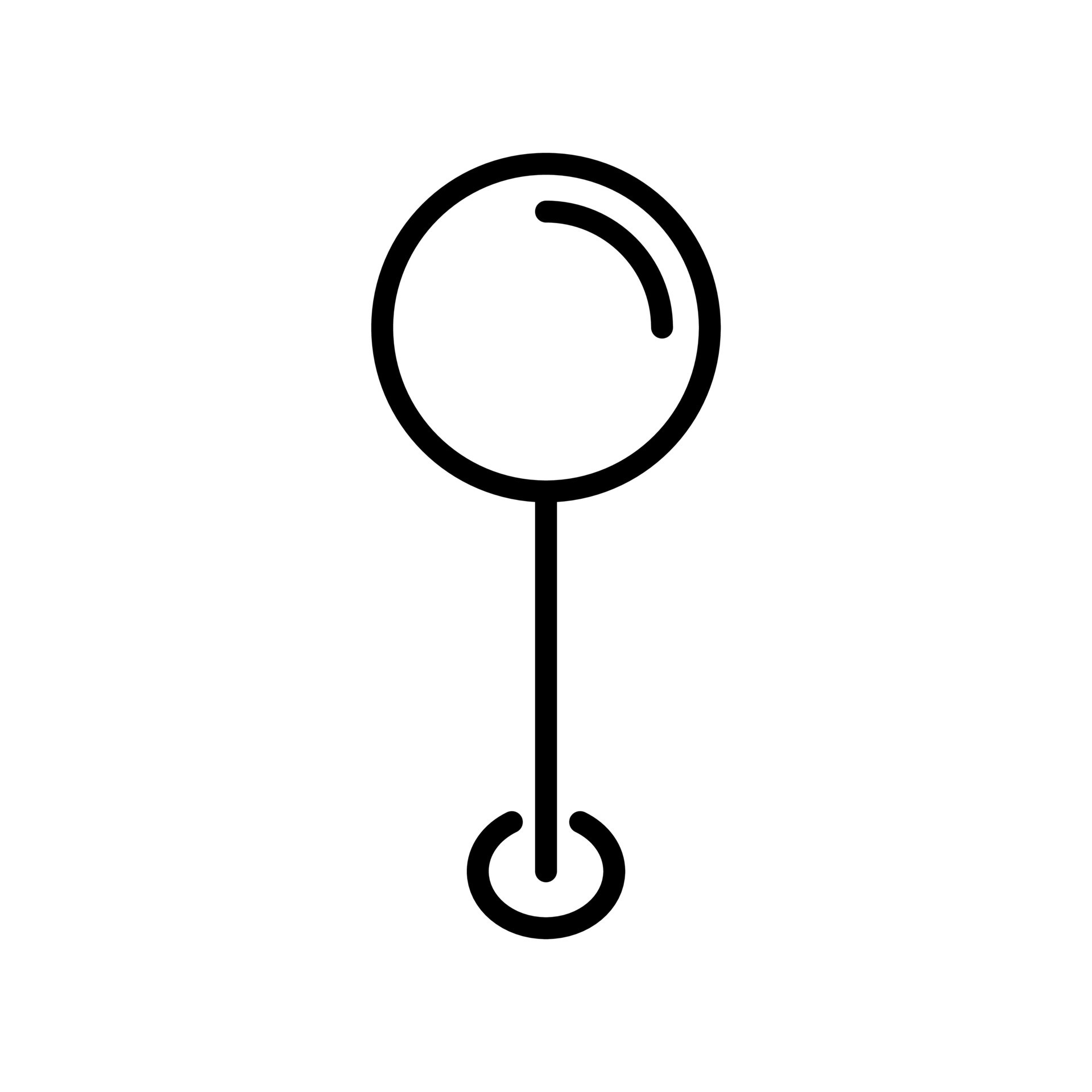 Map Point Marker Location Mark Pin Radius Icon In Line Style Design