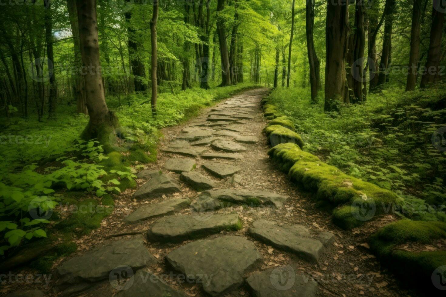 Stone road forest. Generate Ai 26487865 Stock Photo at Vecteezy Stone road forest. Generate Ai 26487865 Stock Photo at Vecteezy