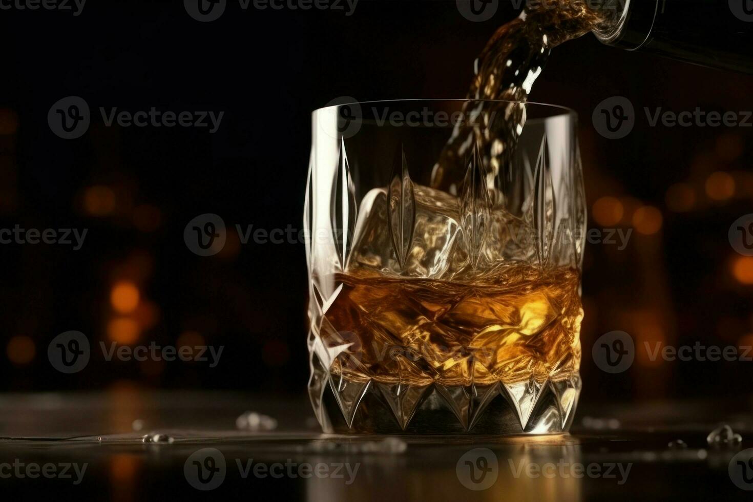 Whisky glass bar pouring. Generate Ai 26488254 Stock Photo at Vecteezy