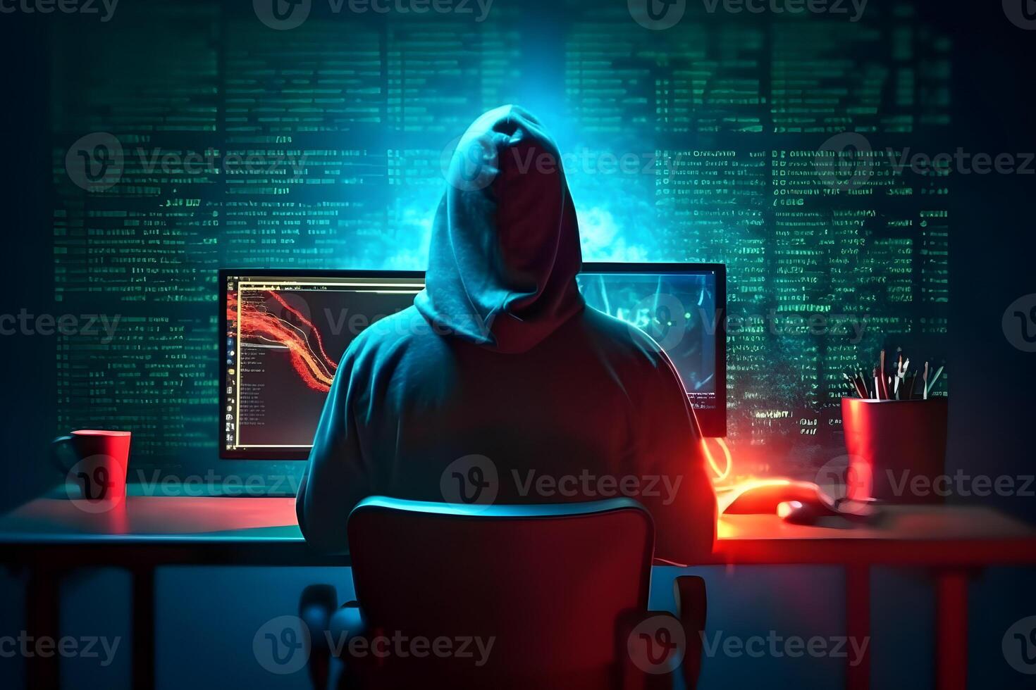 Anonymous Hacker Concept Of Dark Web Cybercrime Cyberattack Etc