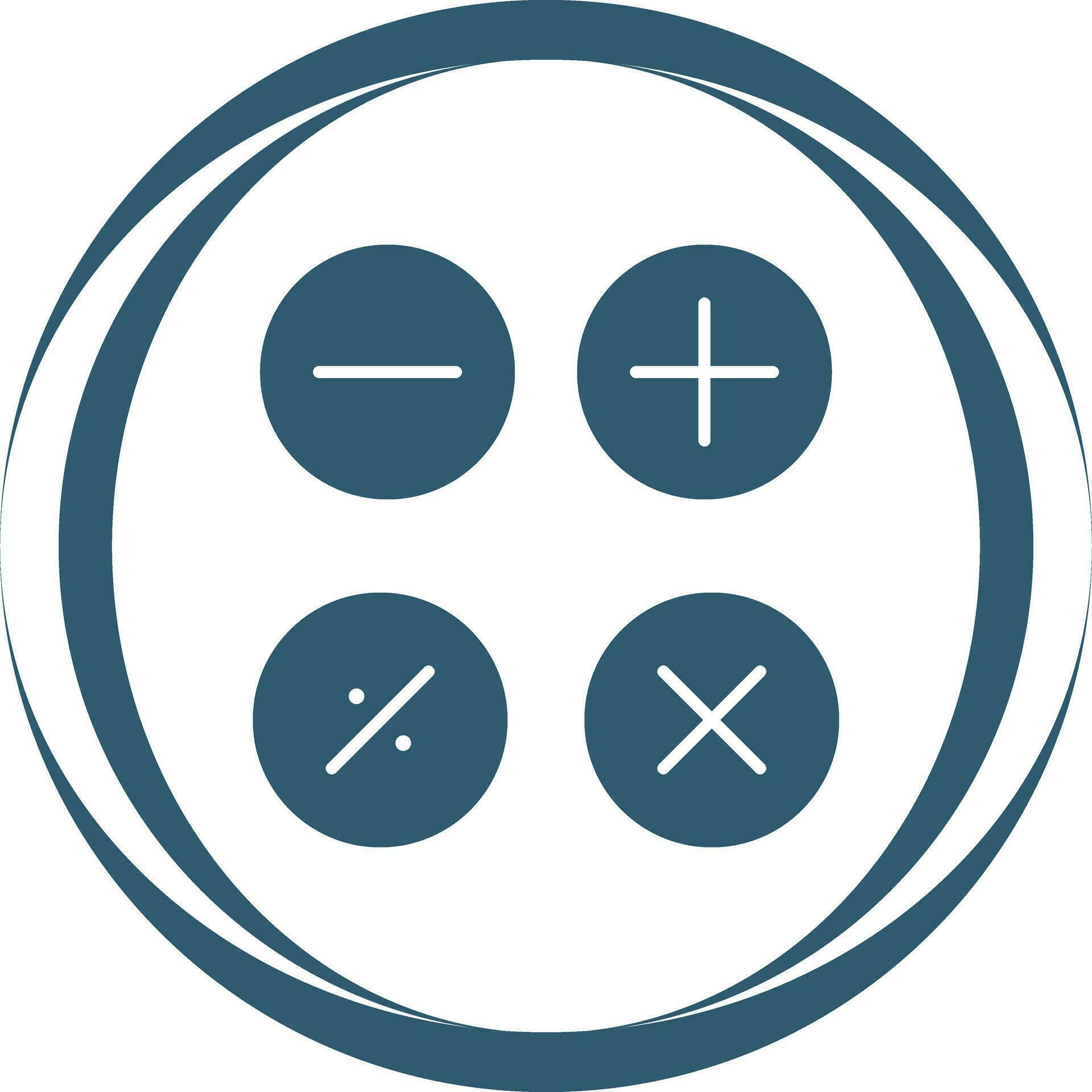 Math Symbols Vector Icon 26492726 Vector Art At Vecteezy