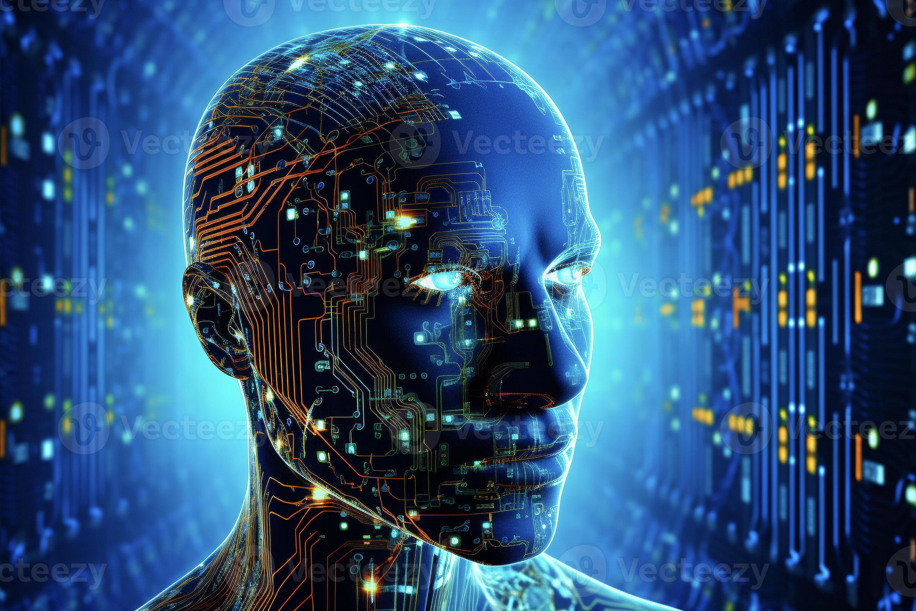 Artificial Intelligence And Machine Learning Concept 26493704 Stock