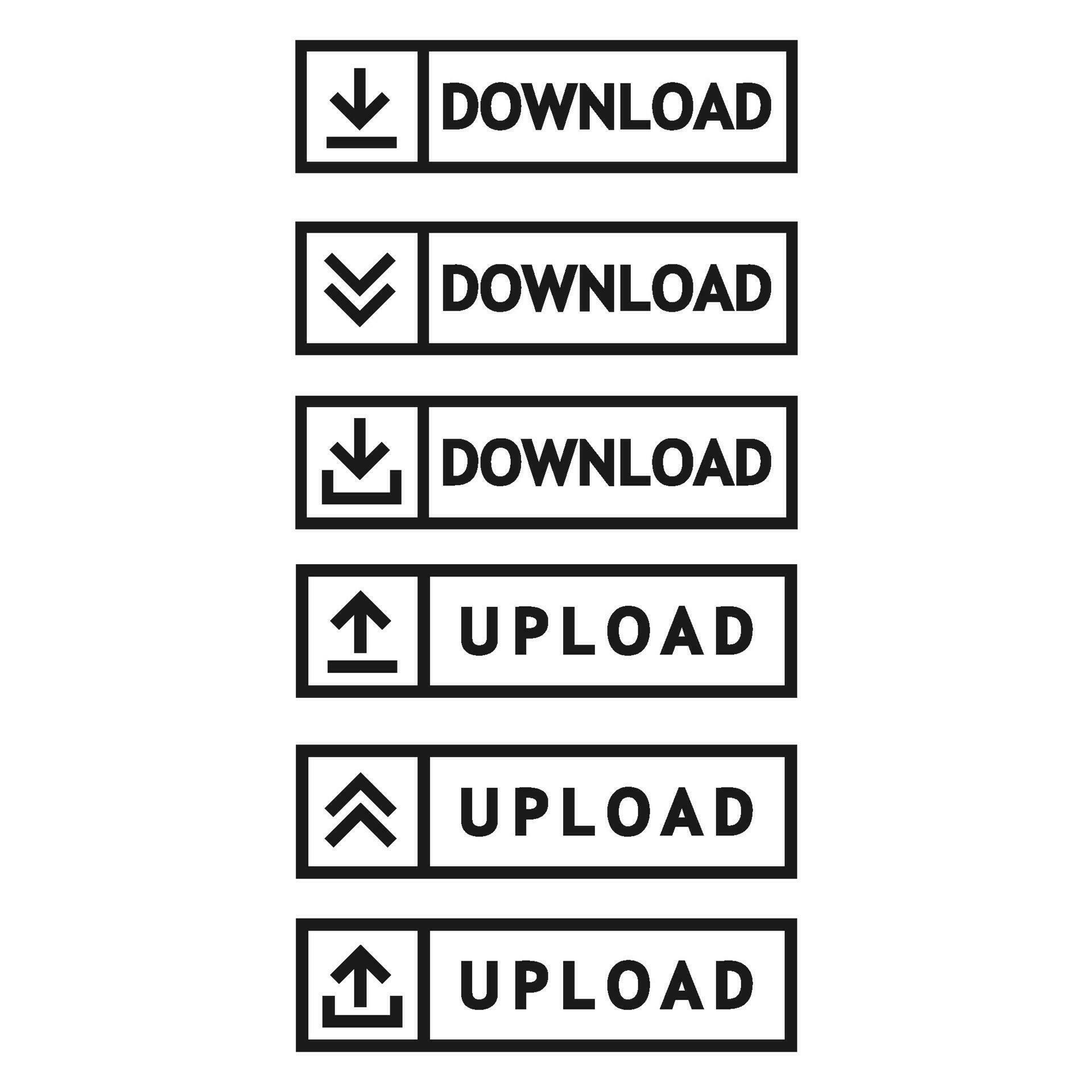 upload button illustration, download button 26493800 Vector Art at Vecteezy