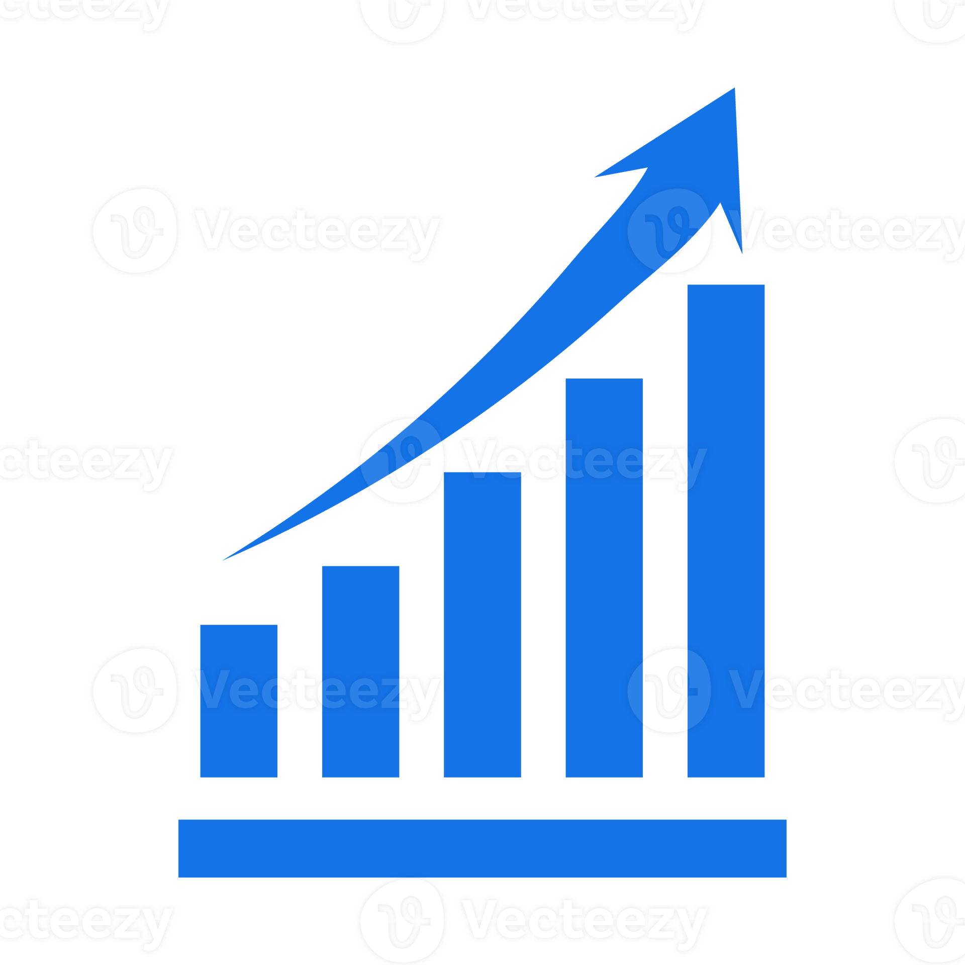 Growing Graph Icon, Bar Chart Icon, Infographic, Growths Chart ...