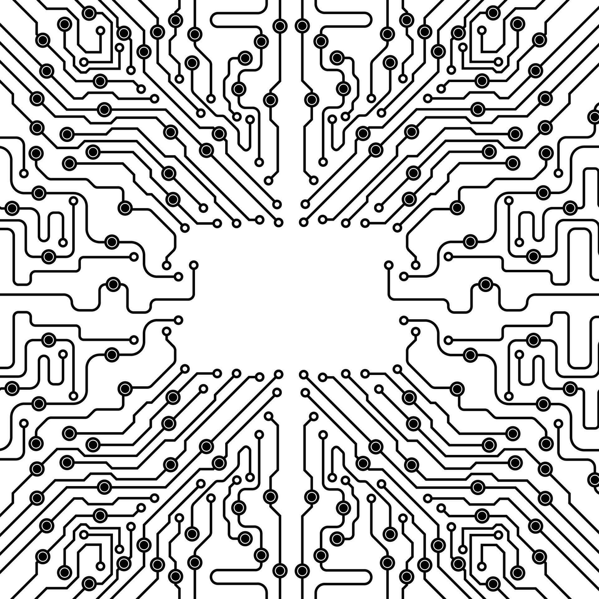 Abstract Vector High Tech Circuit Board Technology Background 26496989