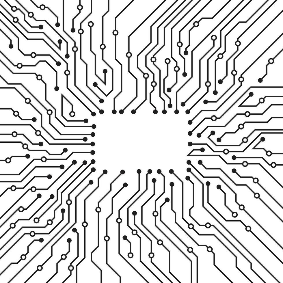 Abstract Vector High Tech Circuit Board Technology Background 26496991 Vector Art at Vecteezy