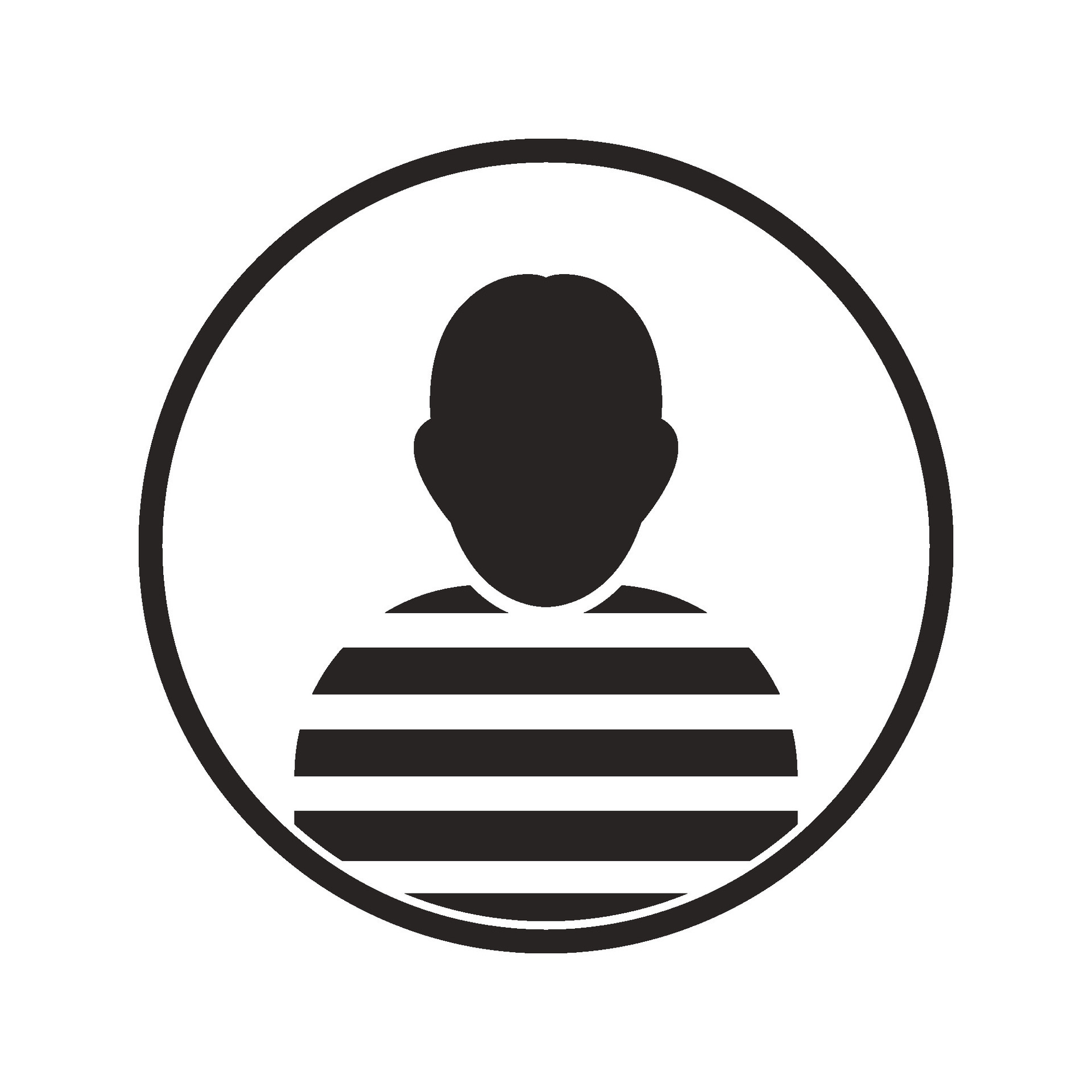 Prisoner icon vector 26499486 Vector Art at Vecteezy