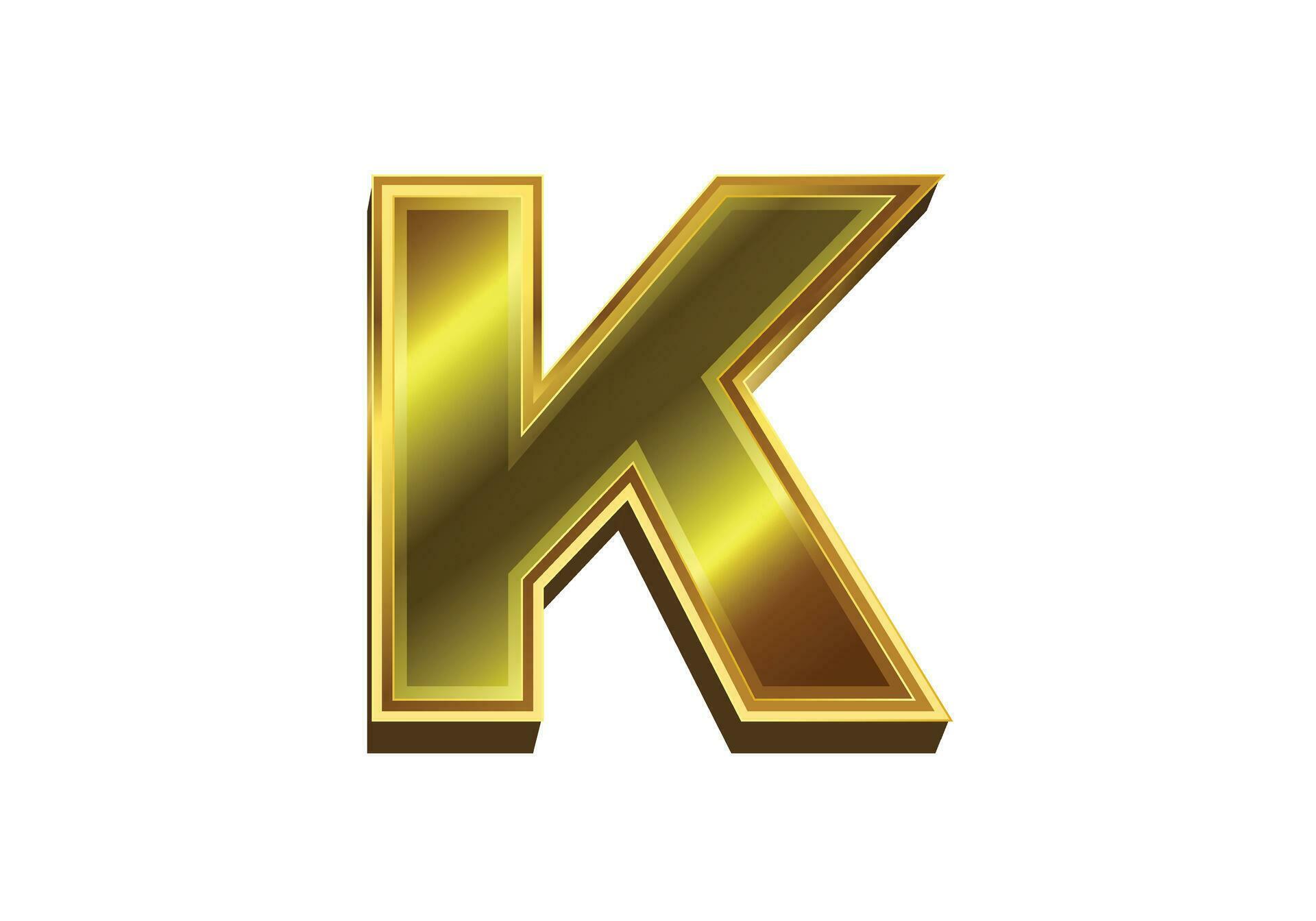 3d golden letter. Luxury gold alphabet on white background 26499701 Vector Art at Vecteezy