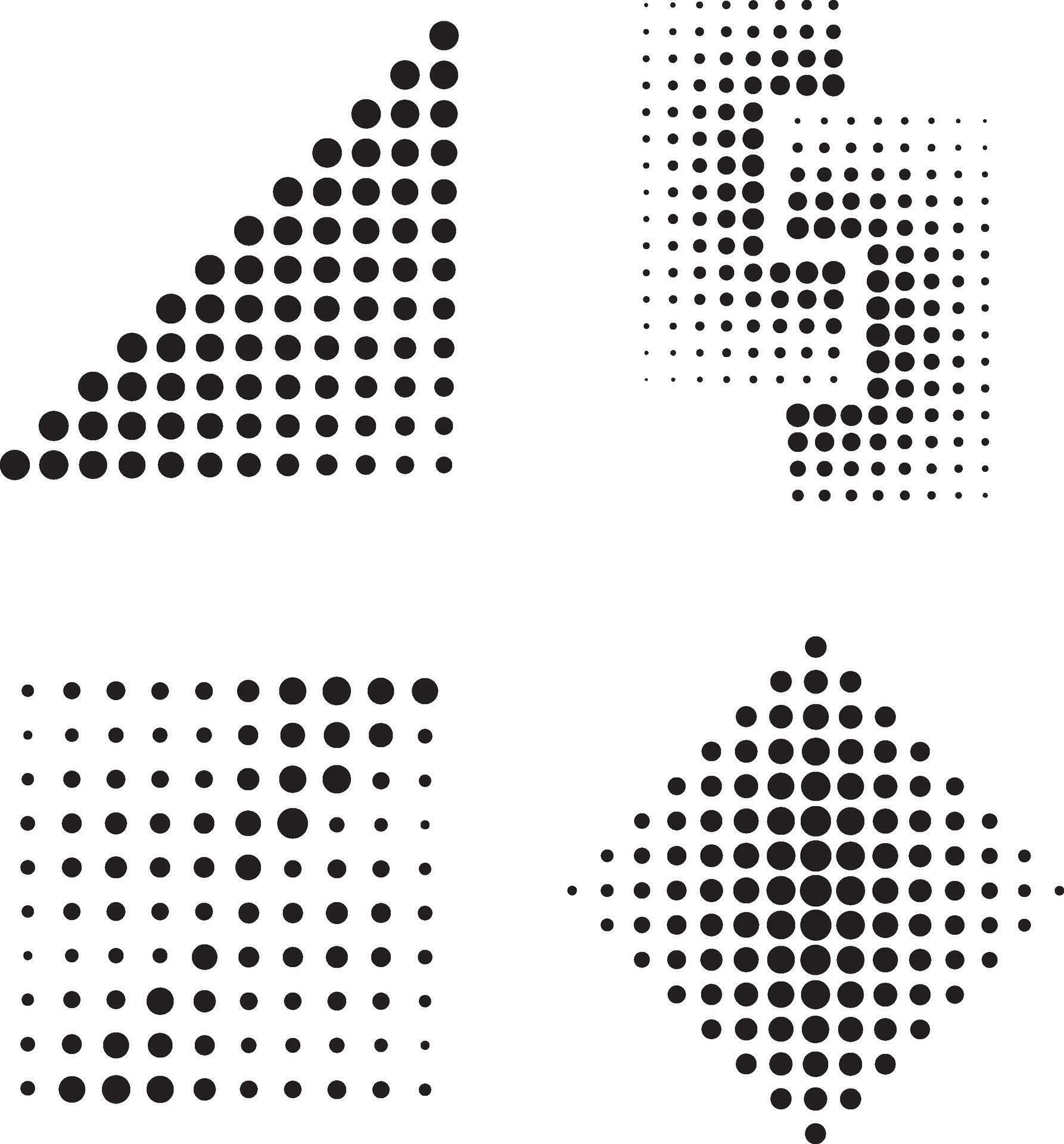 Halftone Dotted Horizontal Template Using Halftone Dots Pattern Vector Illustration 26500361