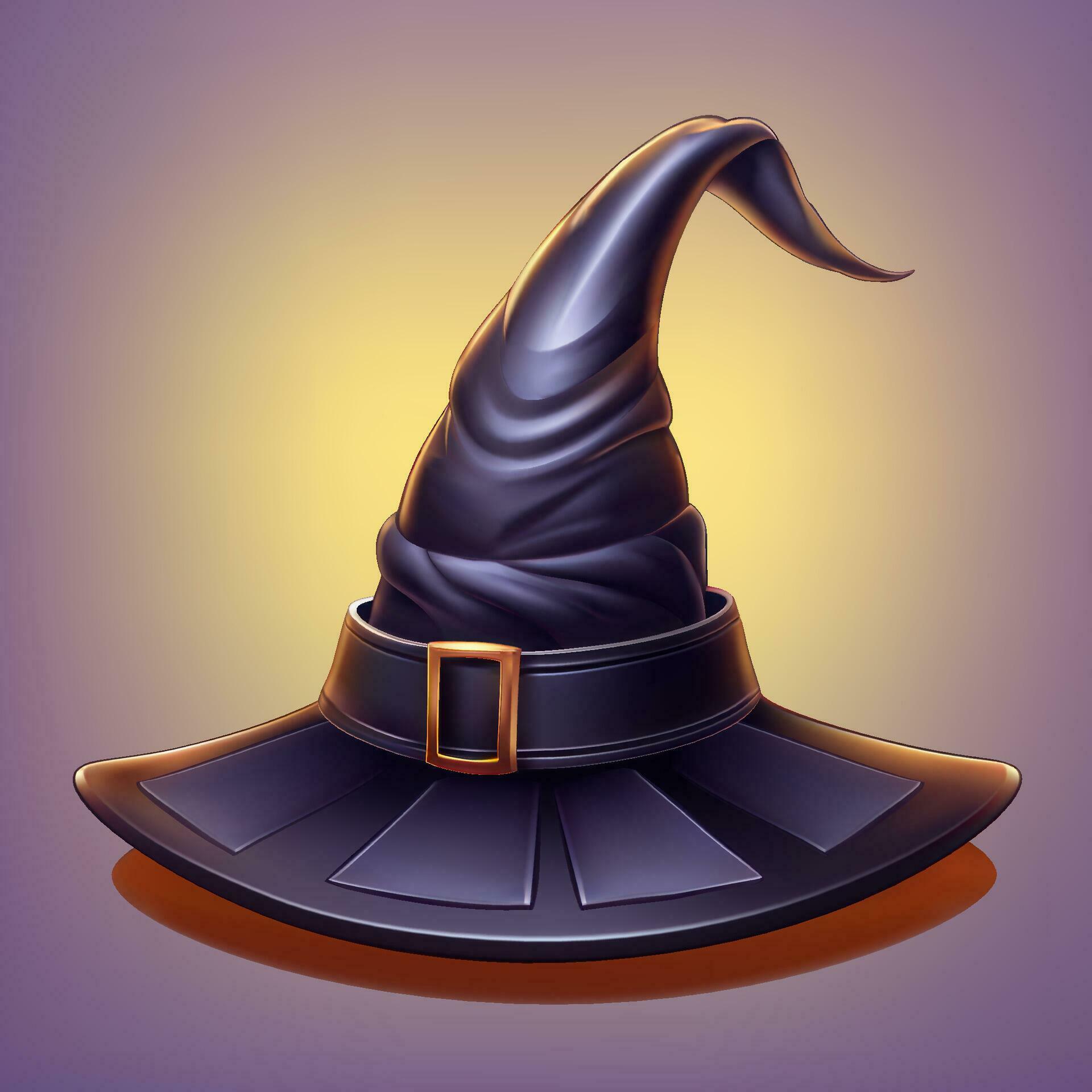 Cartoon Witch Hat Isolated Vector Illustration 26501603 Vector Art At Vecteezy
