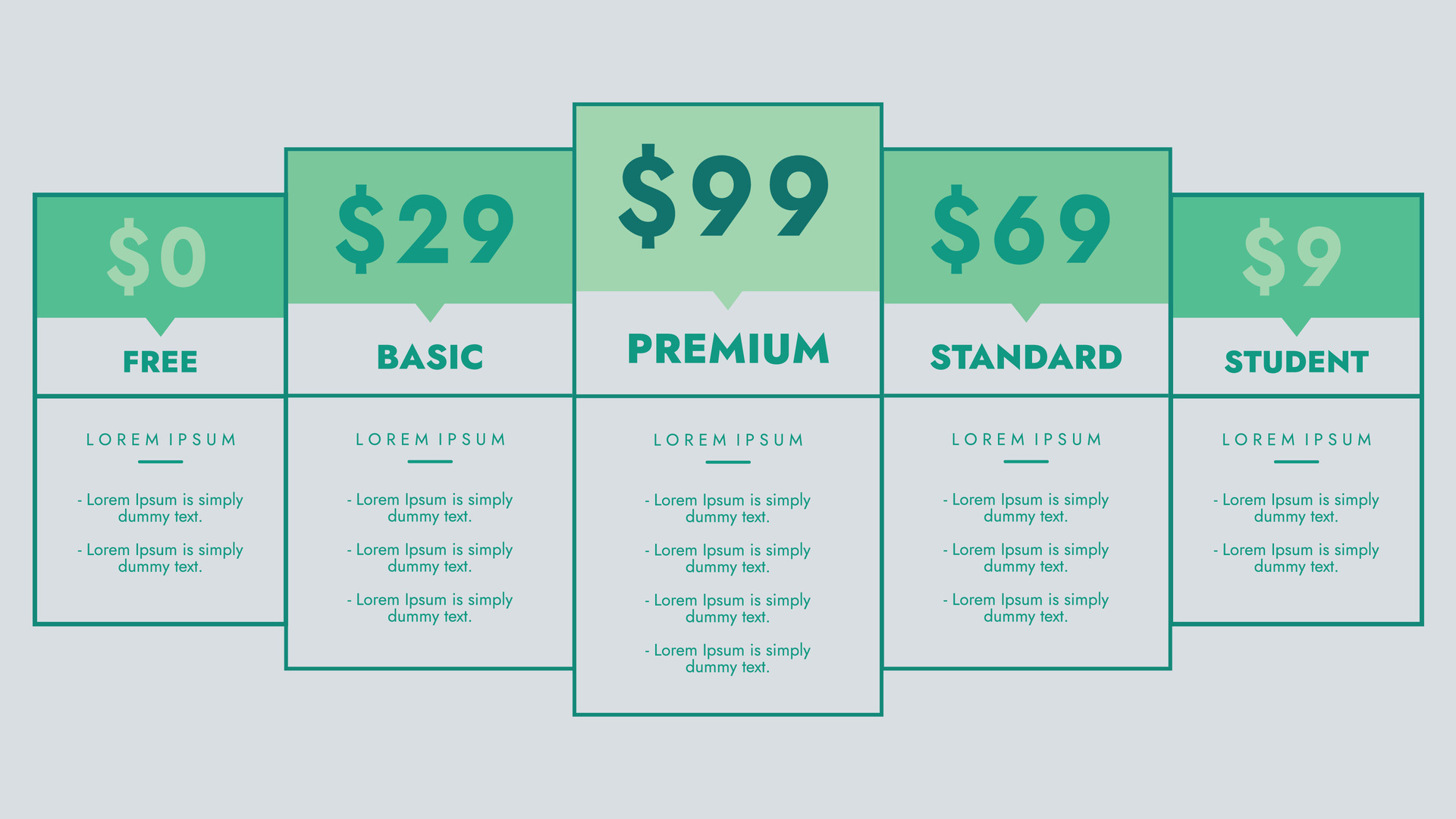 Infographic Template For Presentations And Features Data Visualization