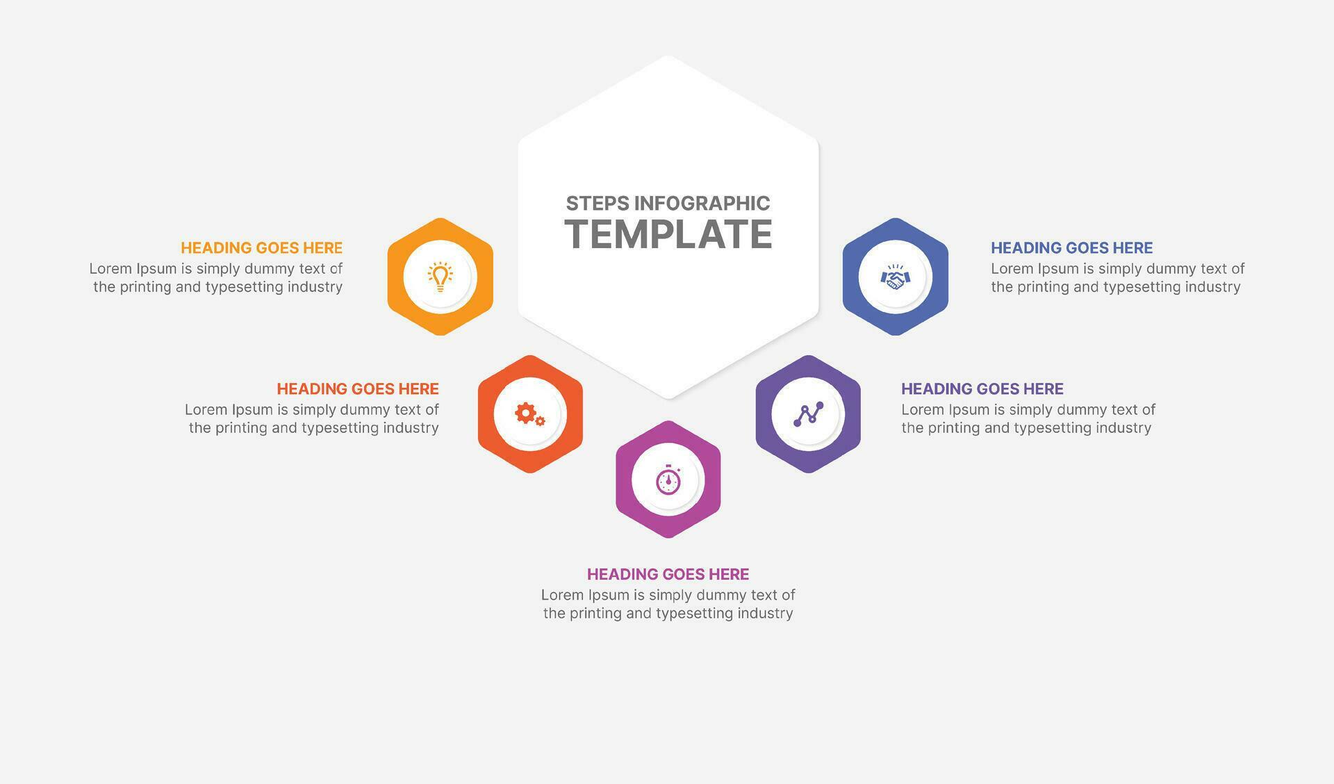 Vector five 5 steps options business infographic modern design template ... Vector five 5 steps options business infographic modern design template ...