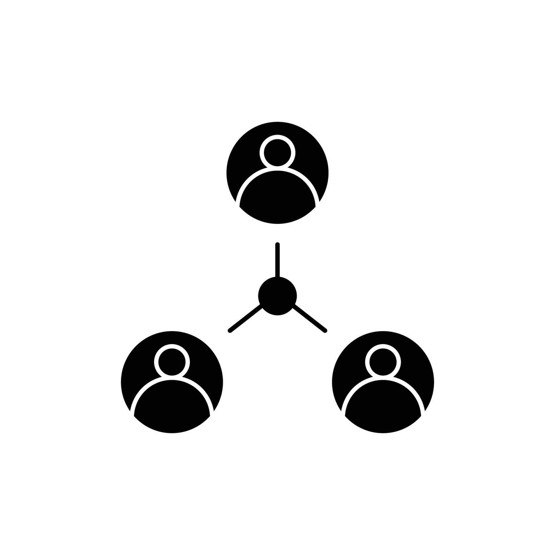 coordination icon. solid icon 26503286 Vector Art at Vecteezy