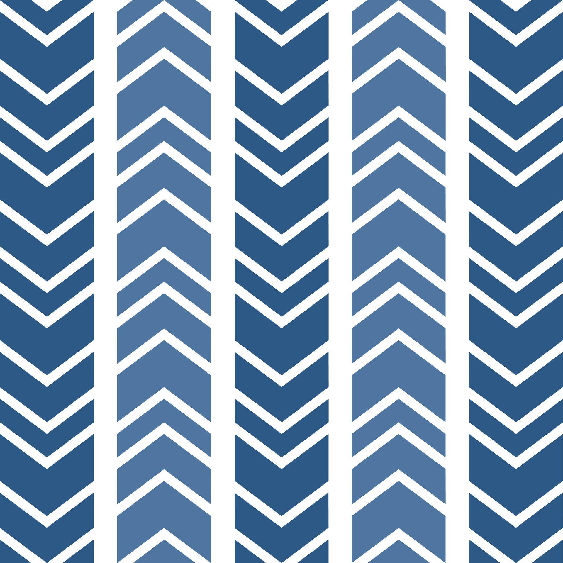 Orange And Blue Chevron Background