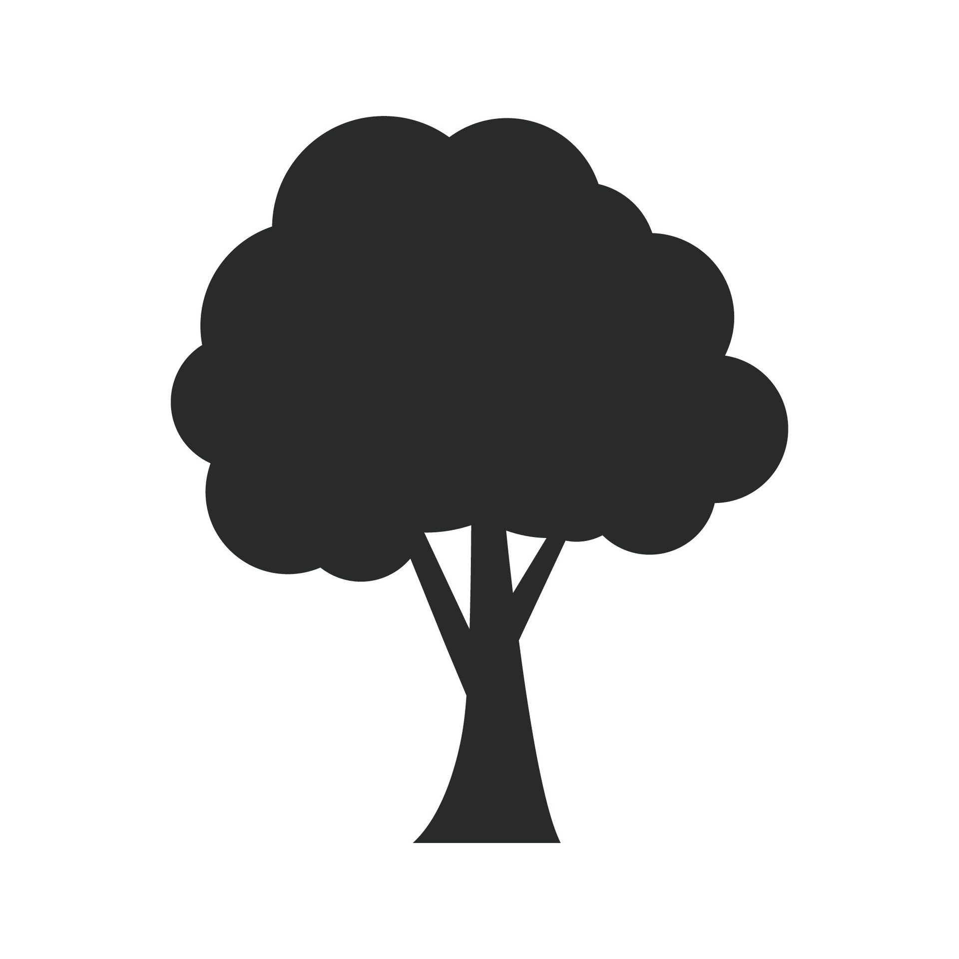 tree icon vector design illustration isolated on white background ...