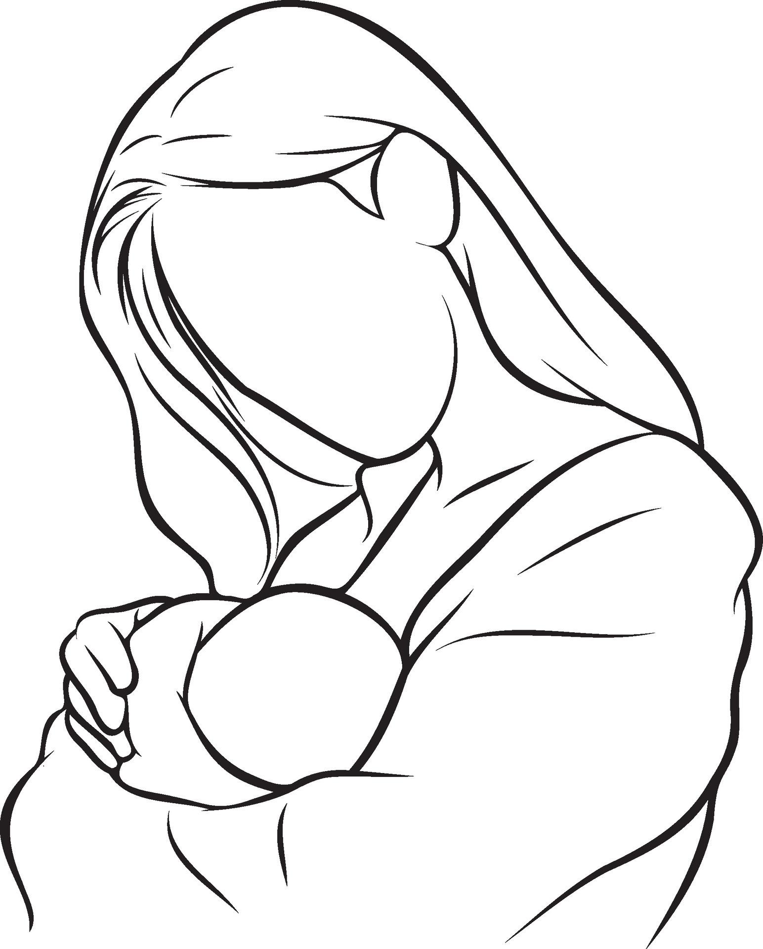 Mother and Kid Line Drawing. 26508939 Vector Art at Vecteezy