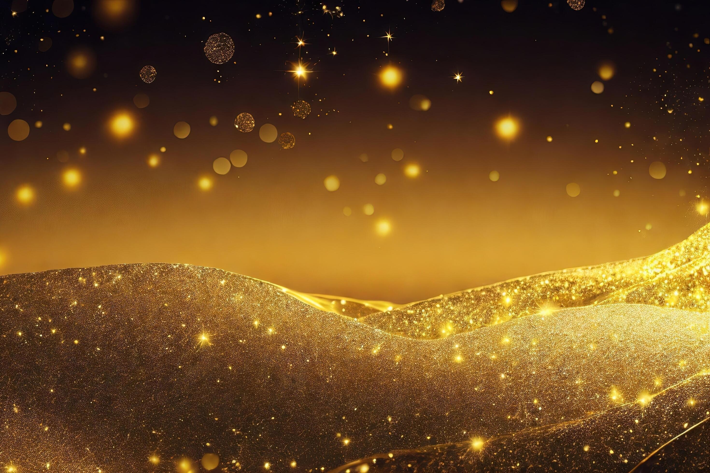 Abstract shiny light and gold particle background. . 26517703 Stock Photo at Vecteezy