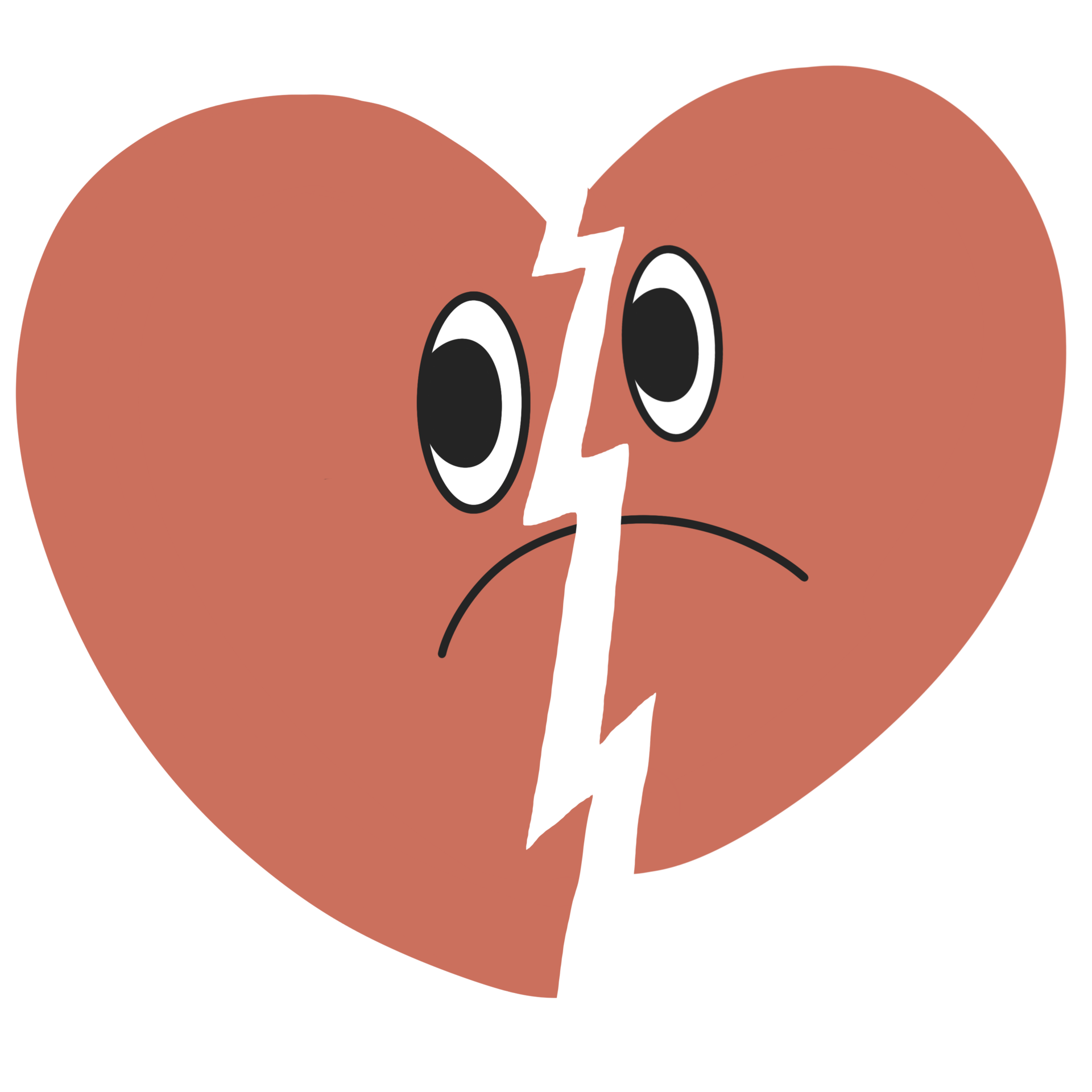 Groovy Heart Cute Cartoon Valentine 26518332 Png