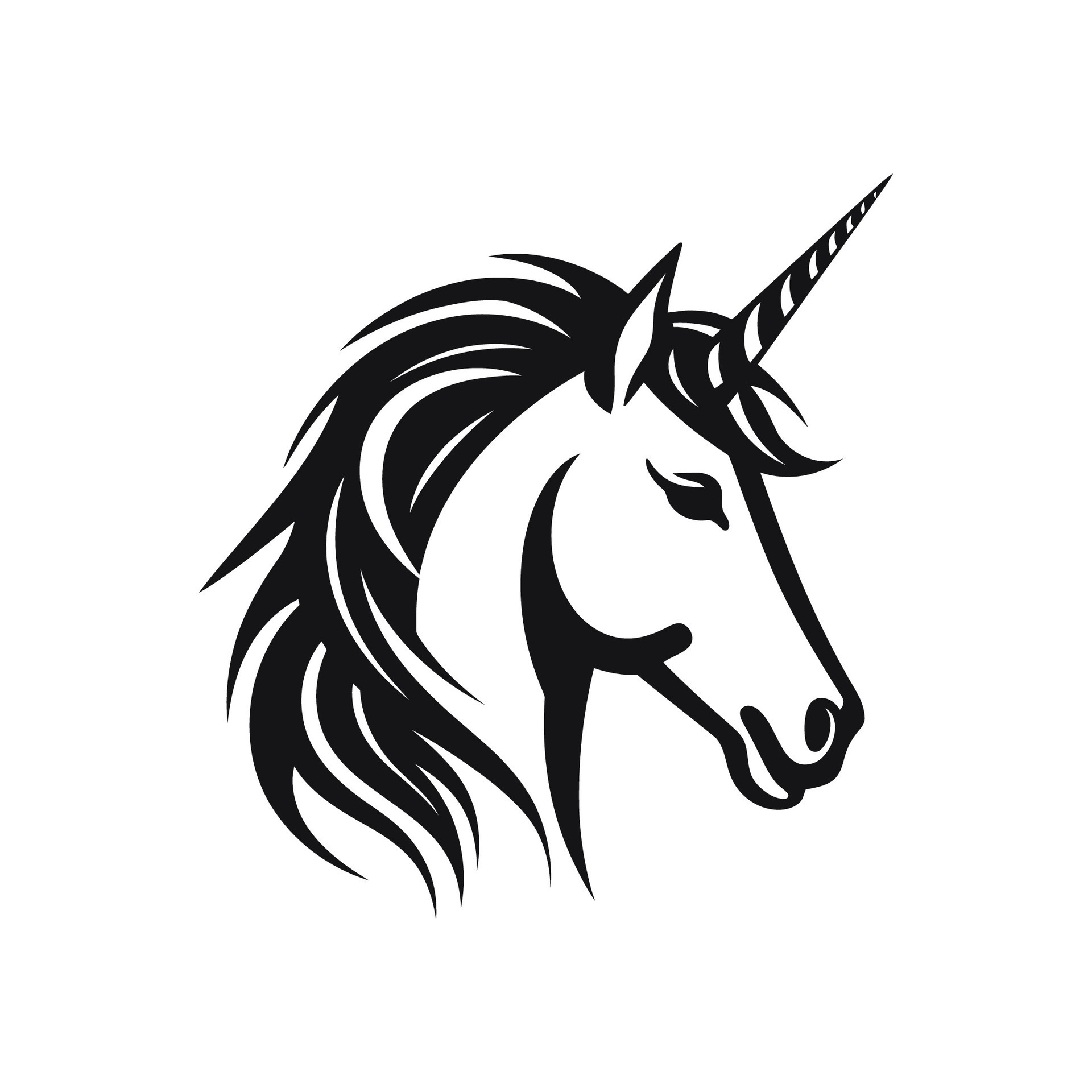Unicorn Logo Illustration Vector Design Template 26521836 Vector Art at ...