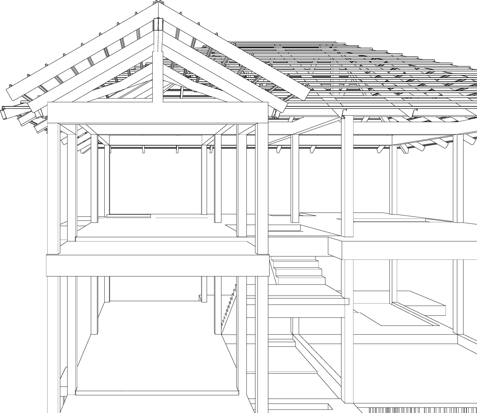 3D illustration of building structure 26525819 Vector Art at Vecteezy