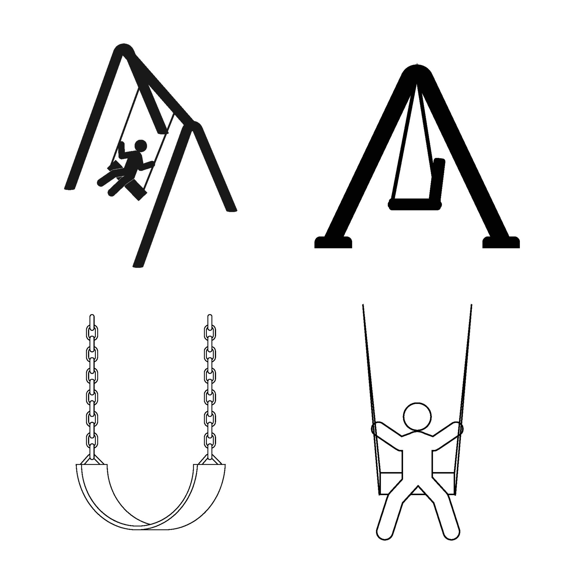 Swing Icon Vector 26526115 Vector Art At Vecteezy