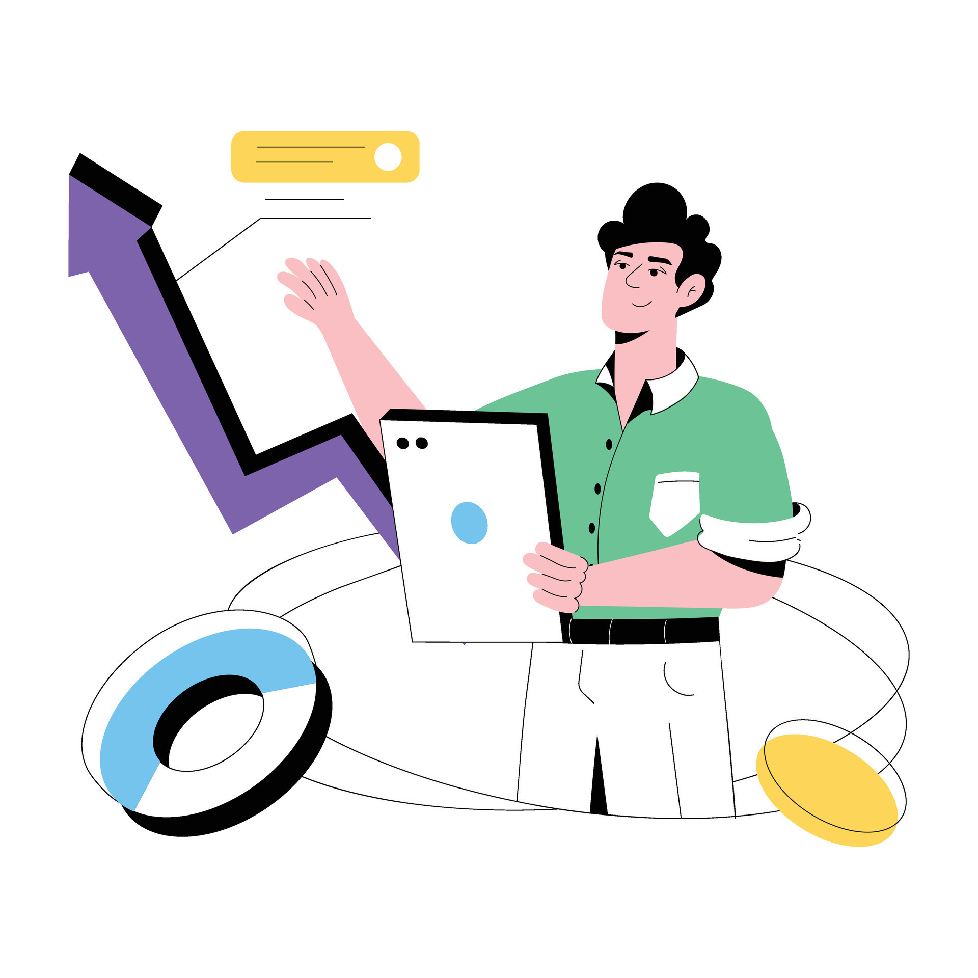 Trendy Data Analysis 26528434 Vector Art At Vecteezy