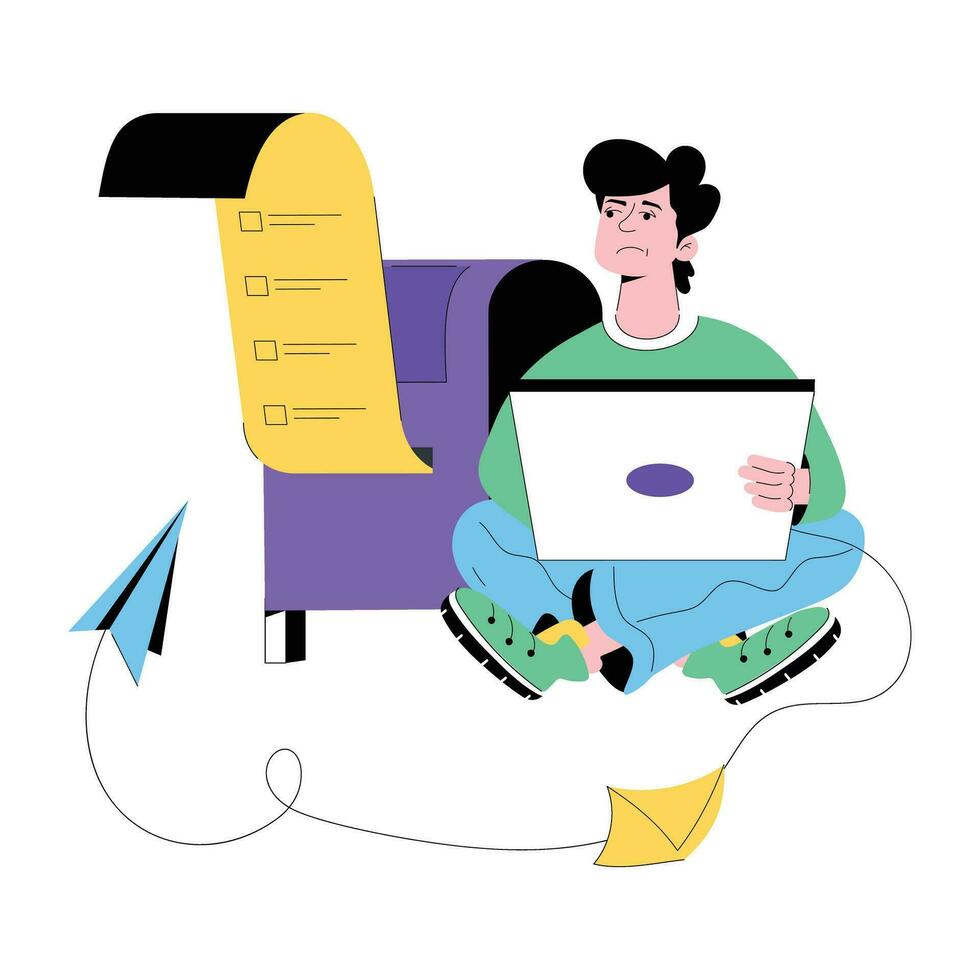 Trendy Mailing List 26528782 Vector Art at Vecteezy