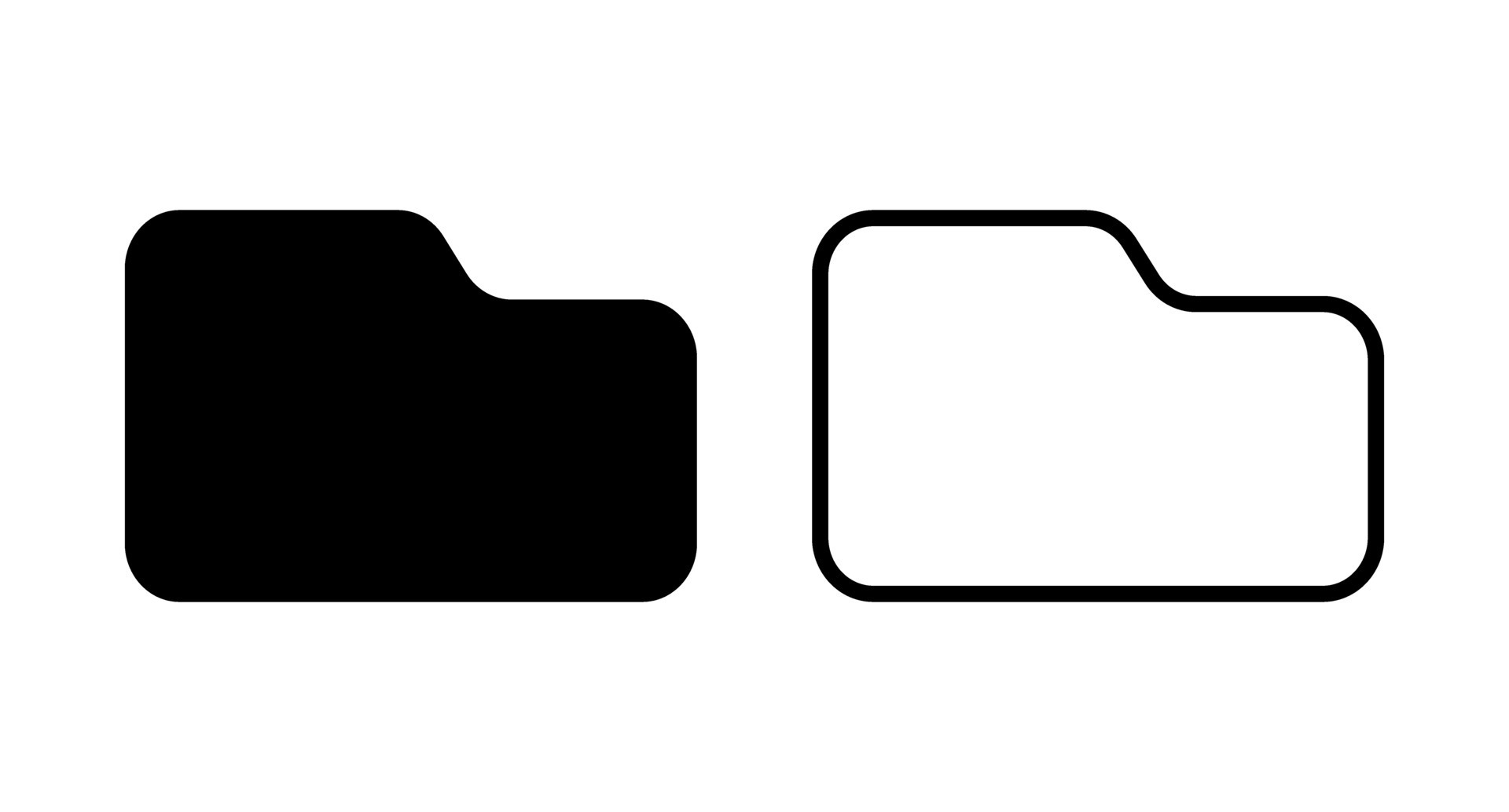 Folder icon set. Data folder. Vector. 26529391 Vector Art at Vecteezy