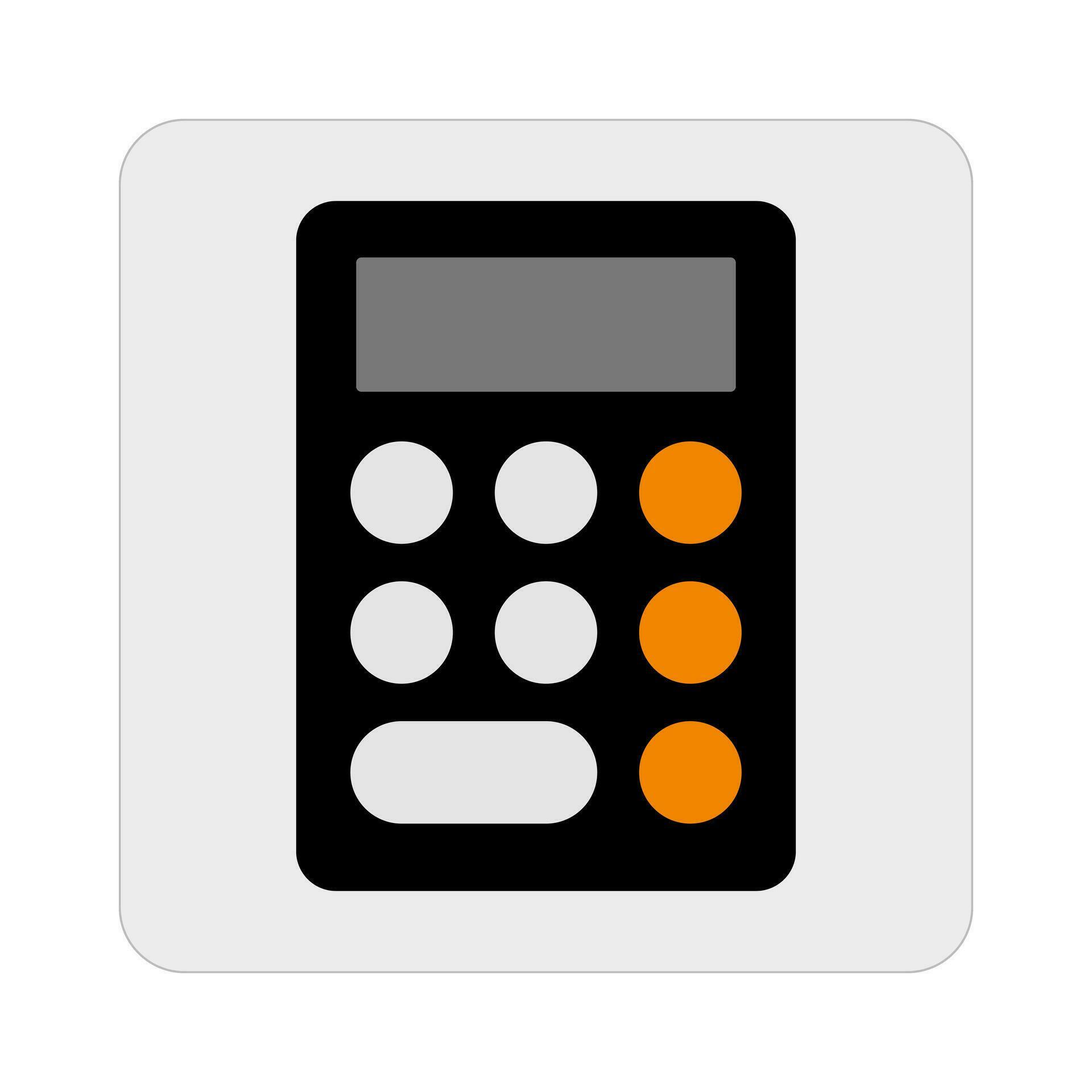 Calculator icon. Computer calculation machine. Computation. Vector ...