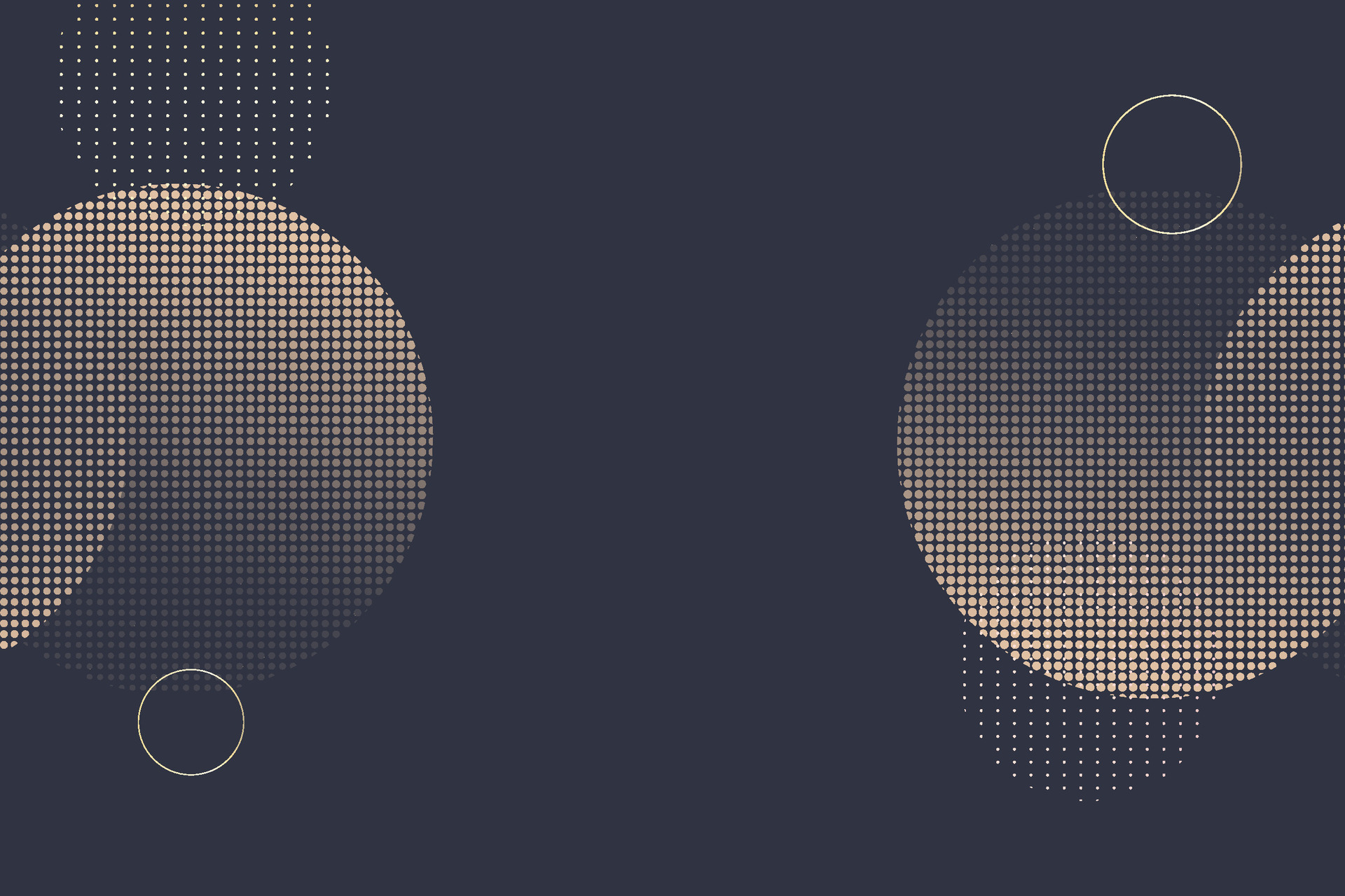 3d Vector Circles Minimalist Black Abstract Background With Blurred