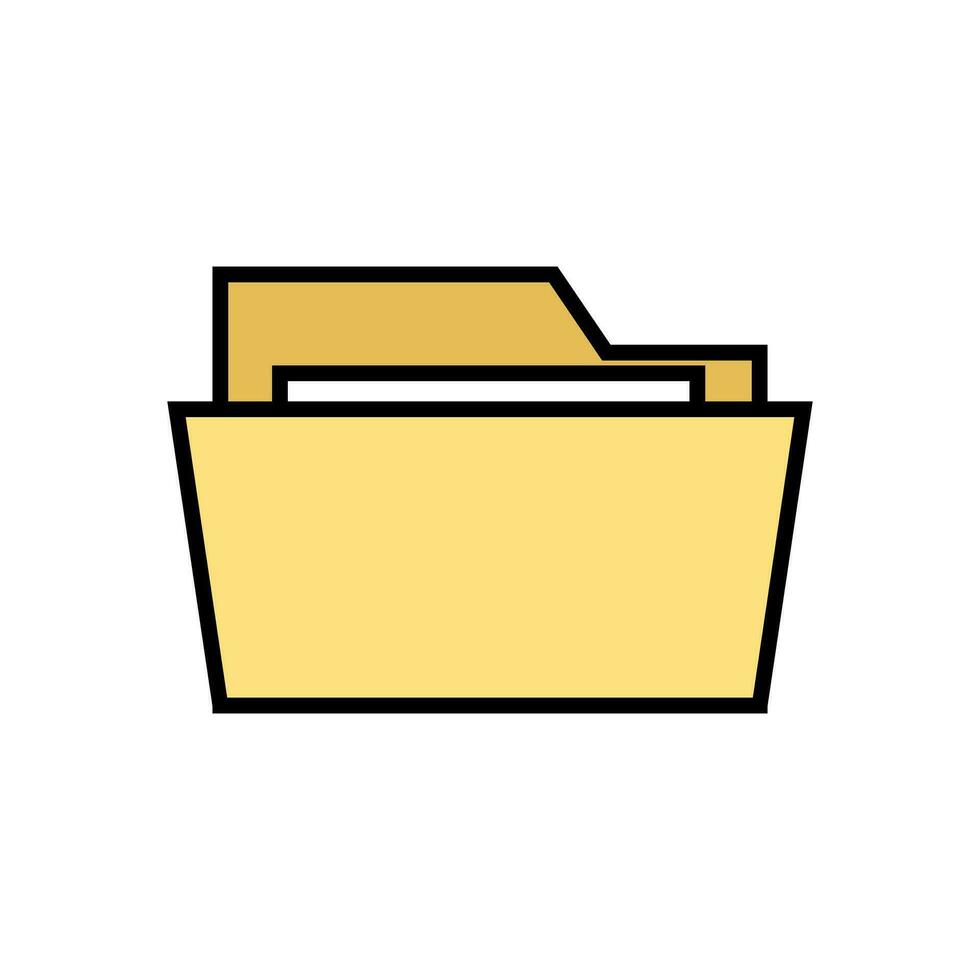 Folder icon containing document. Vector. 26529780 Vector Art at Vecteezy