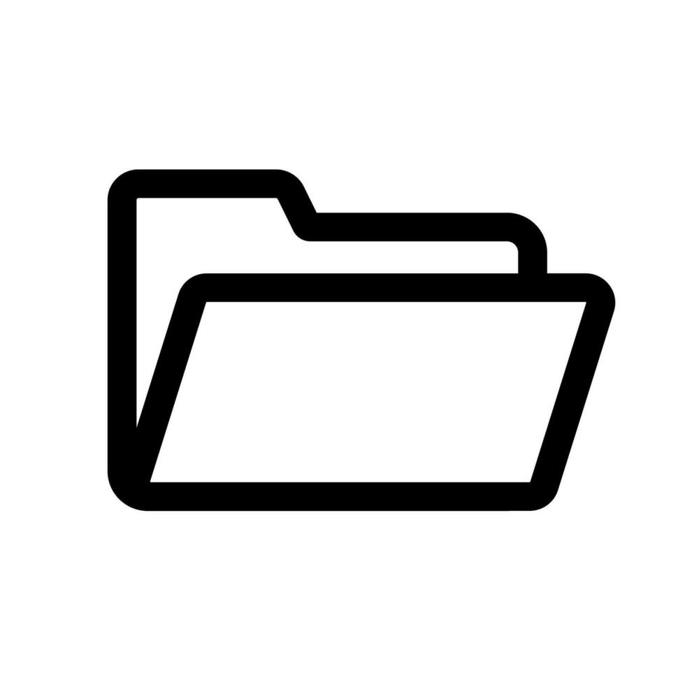 Open file folder icon. Vector. 26529791 Vector Art at Vecteezy Open file folder icon. Vector. 26529791 Vector Art at Vecteezy