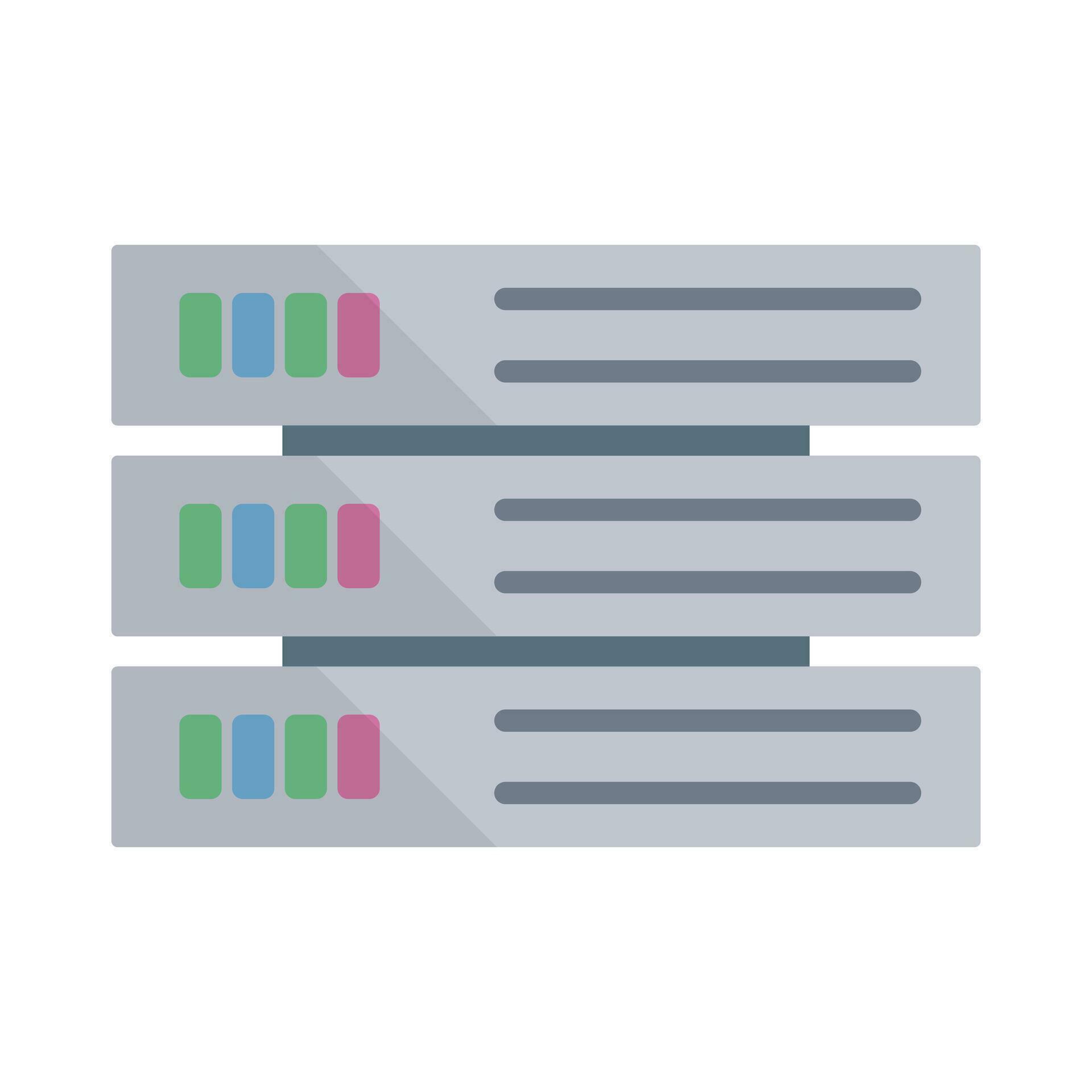 Modern server icon. Hosting machine. Vector. 26530022 Vector Art at ...