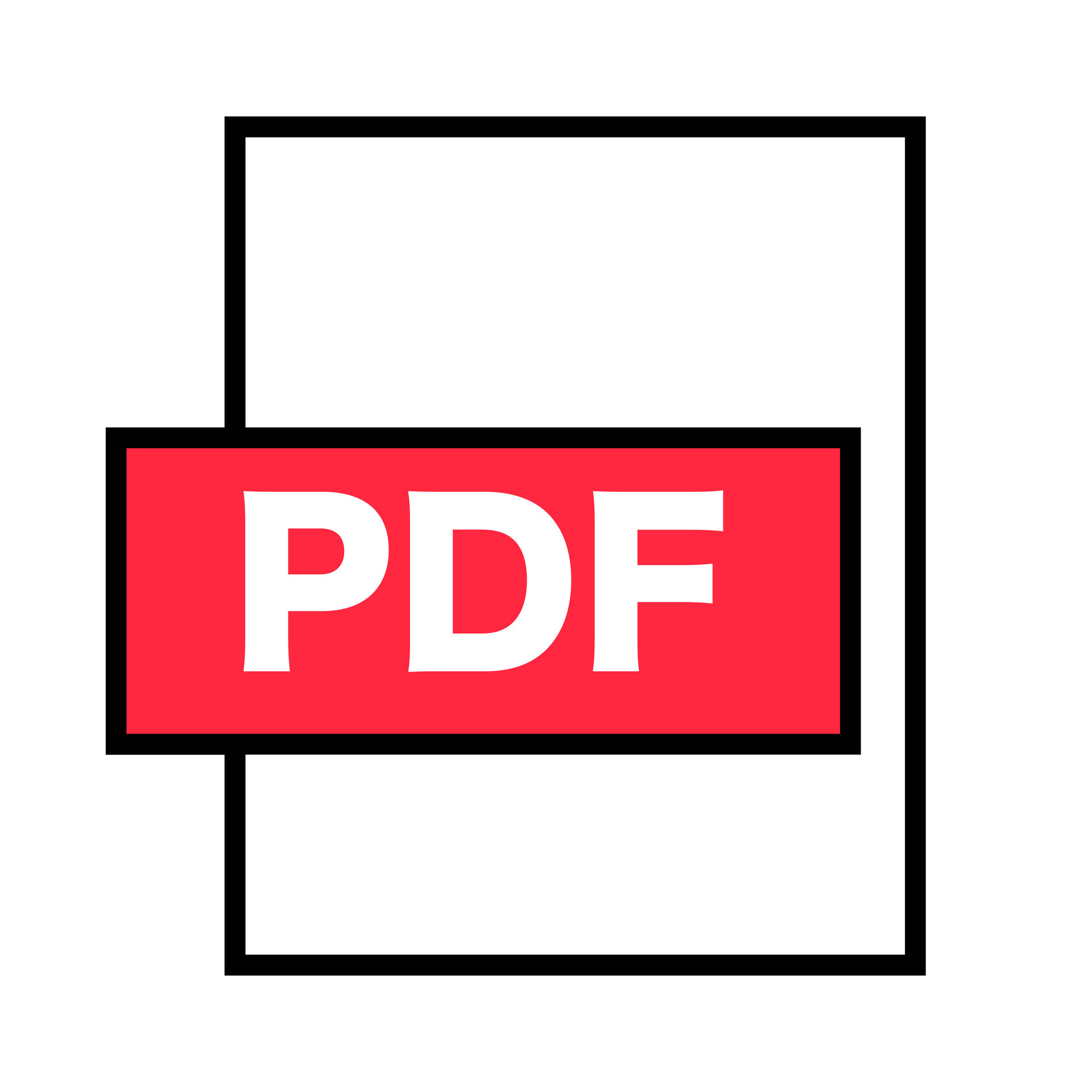 PDF extension file icon. Digital Documents. Vector. 26530098 Vector Art ...