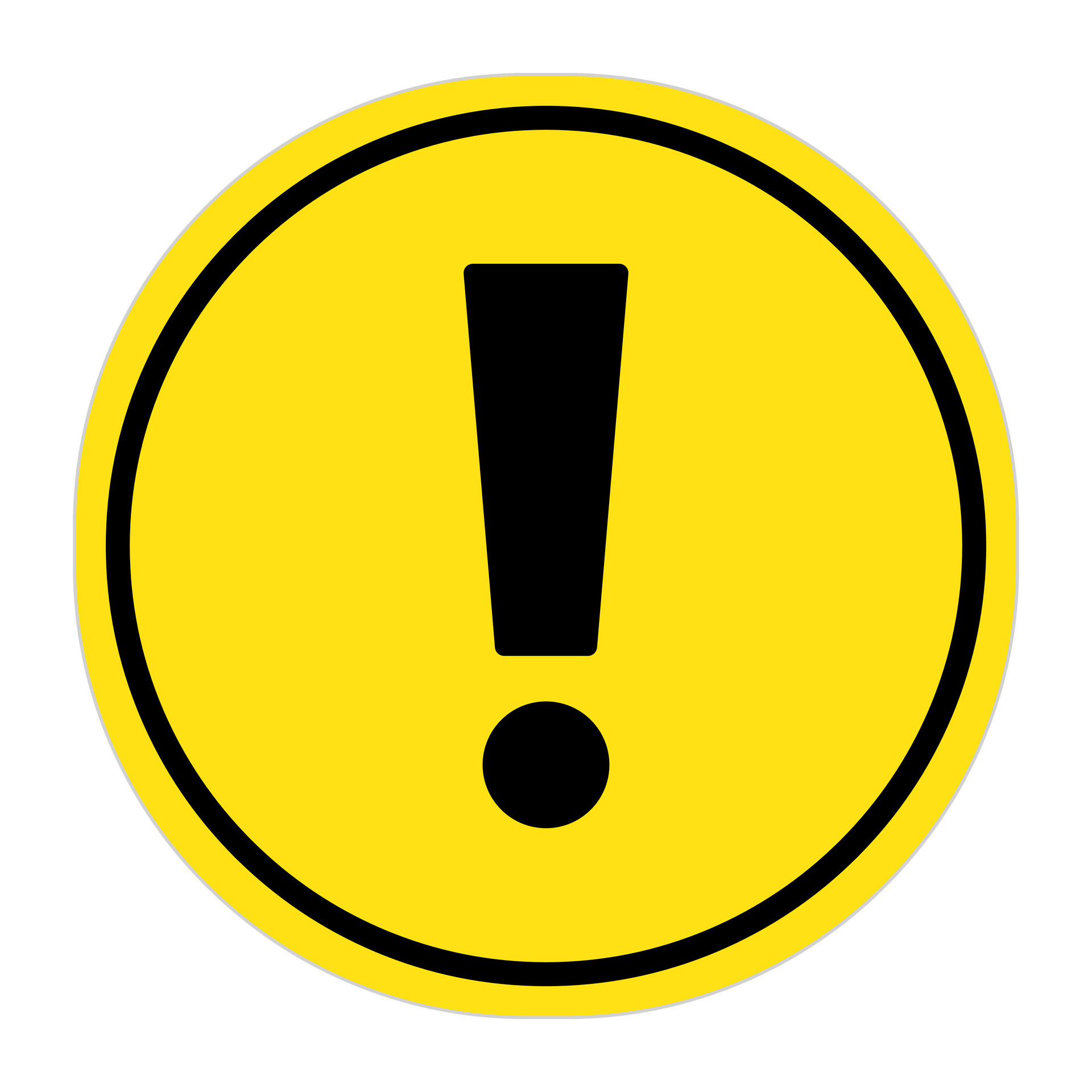 Round warning sign. Exclamation point. Vector. 26530370 Vector Art at ... Round warning sign. Exclamation point. Vector. 26530370 Vector Art at ...