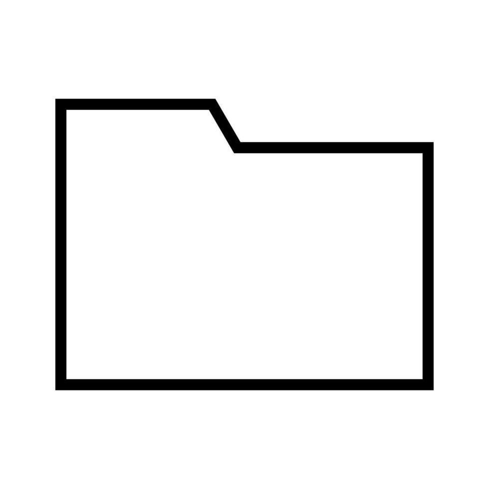 Folder shape icon. Directory shape. Vector. 26530462 Vector Art at Vecteezy