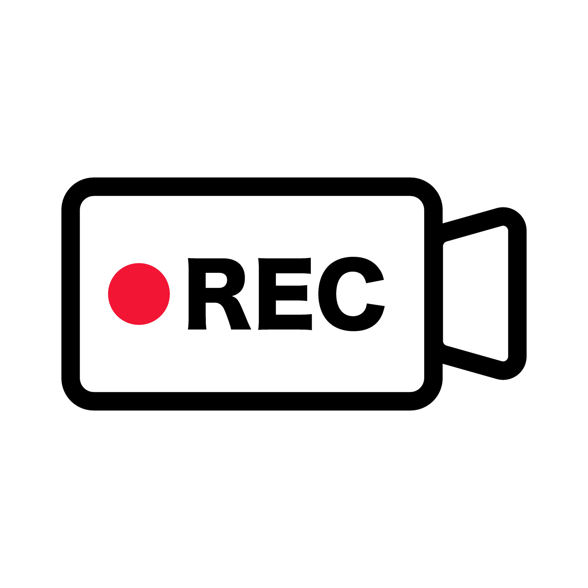 Recording camera icon. Video recording. REC. vector. 26530575 Vector ... Recording camera icon. Video recording. REC. vector. 26530575 Vector ...