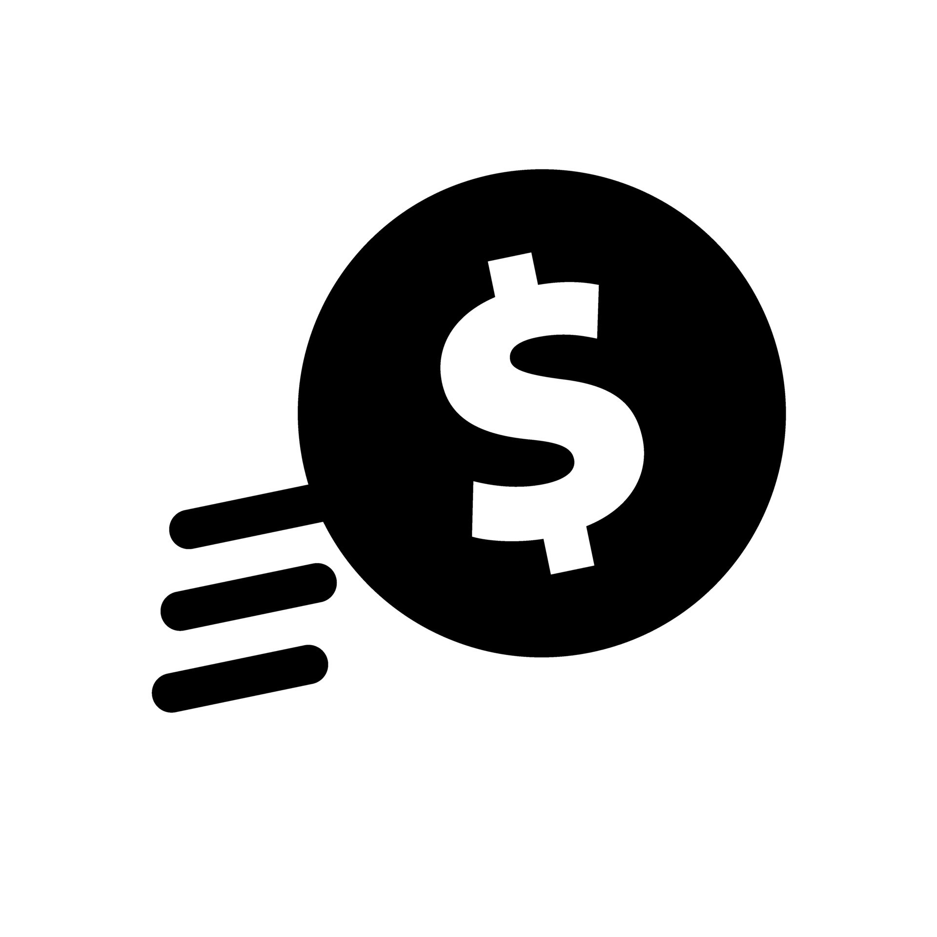 Dollar coin silhouette icon of payment. Vector. 26531051 Vector Art at ... Dollar coin silhouette icon of payment. Vector. 26531051 Vector Art at ...