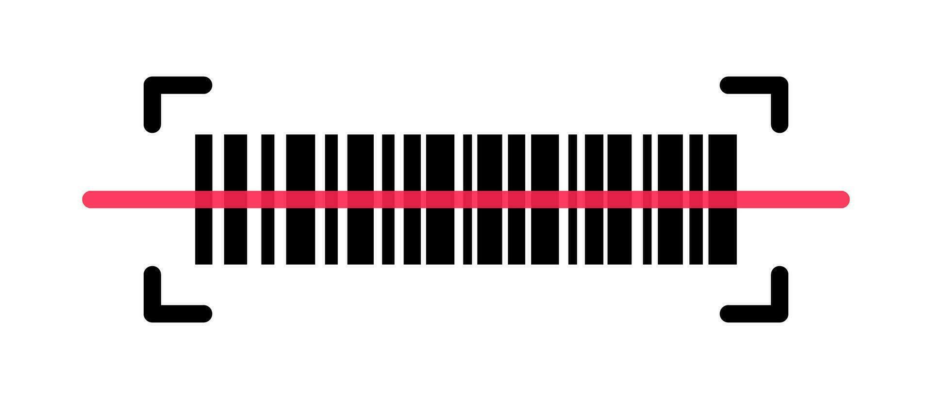Reading Barcode Barcode Scanning Product Identification Vector